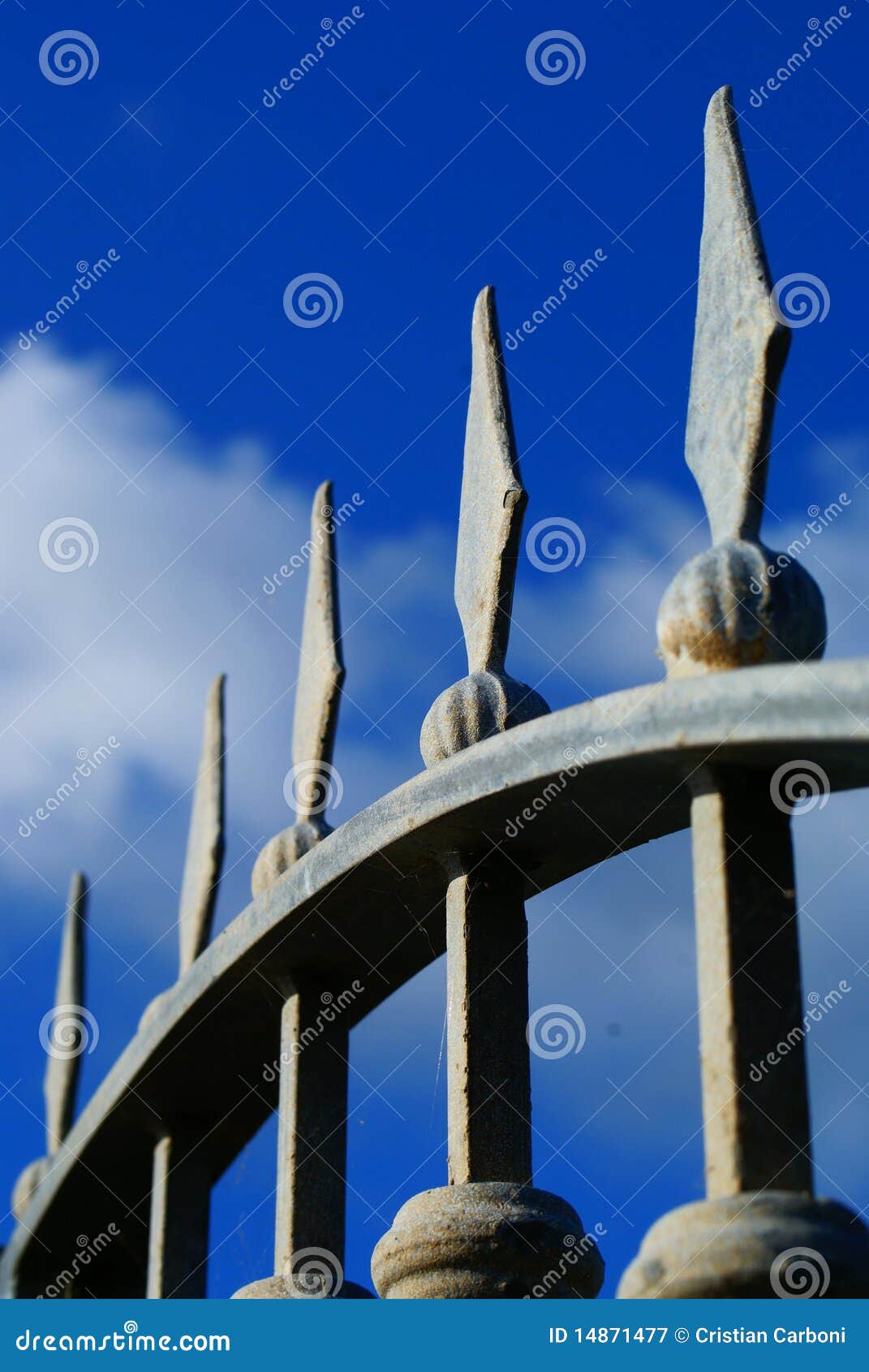 Gate stock image. Image of decoration, border, arrow - 14871477