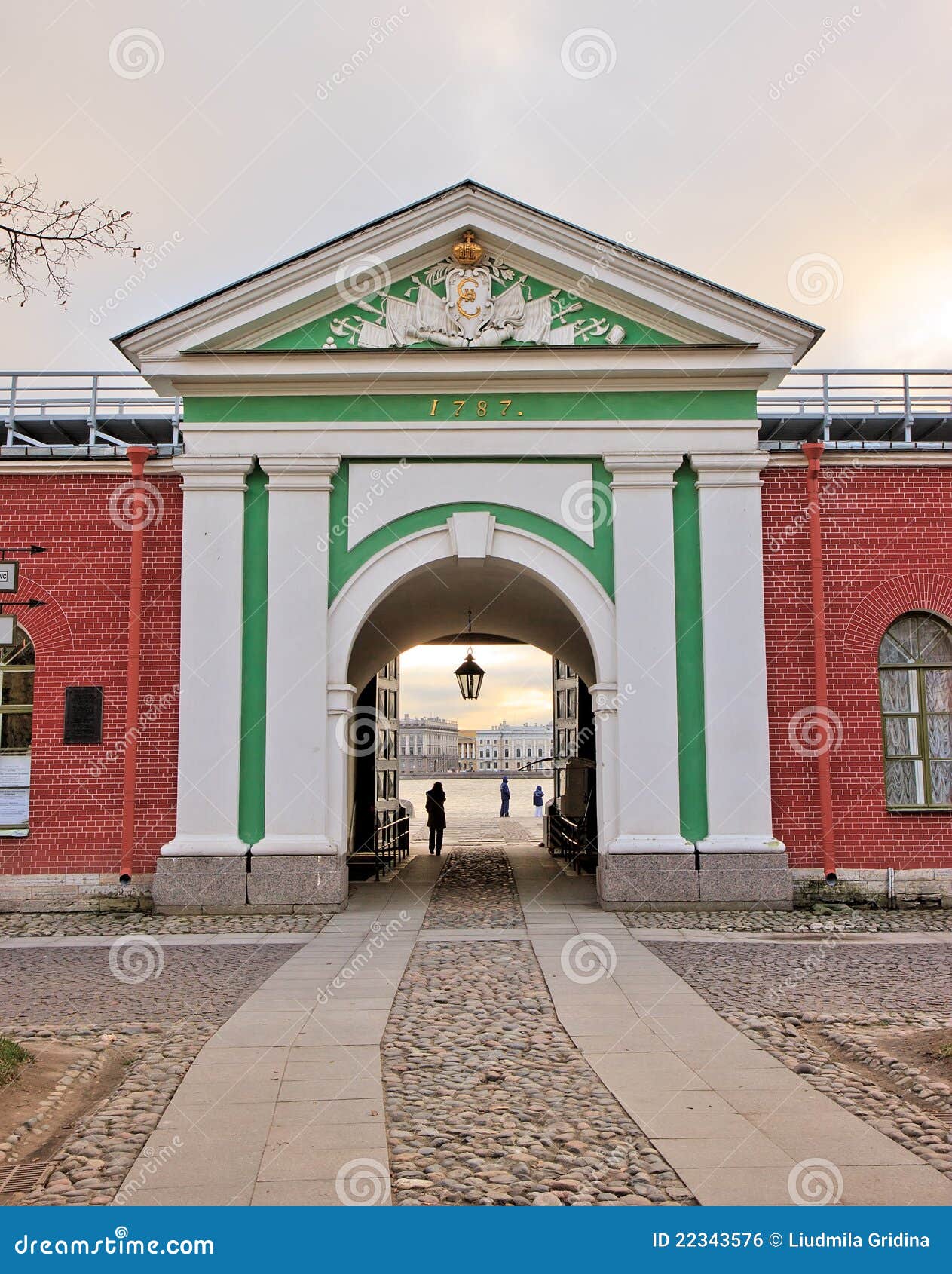 Gate stock photo. Image of landmark, russia, wall, culture - 22343576