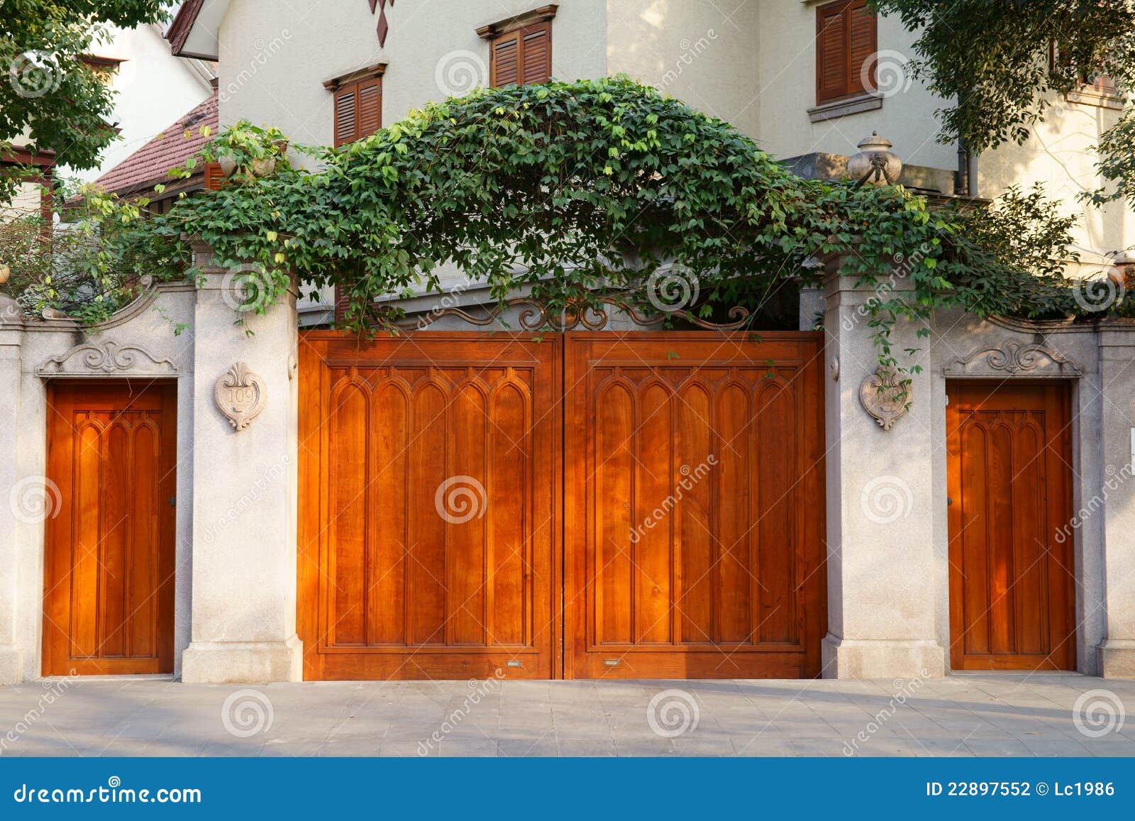 Gate stock photo. Image of wood, gate, background, style - 22897552