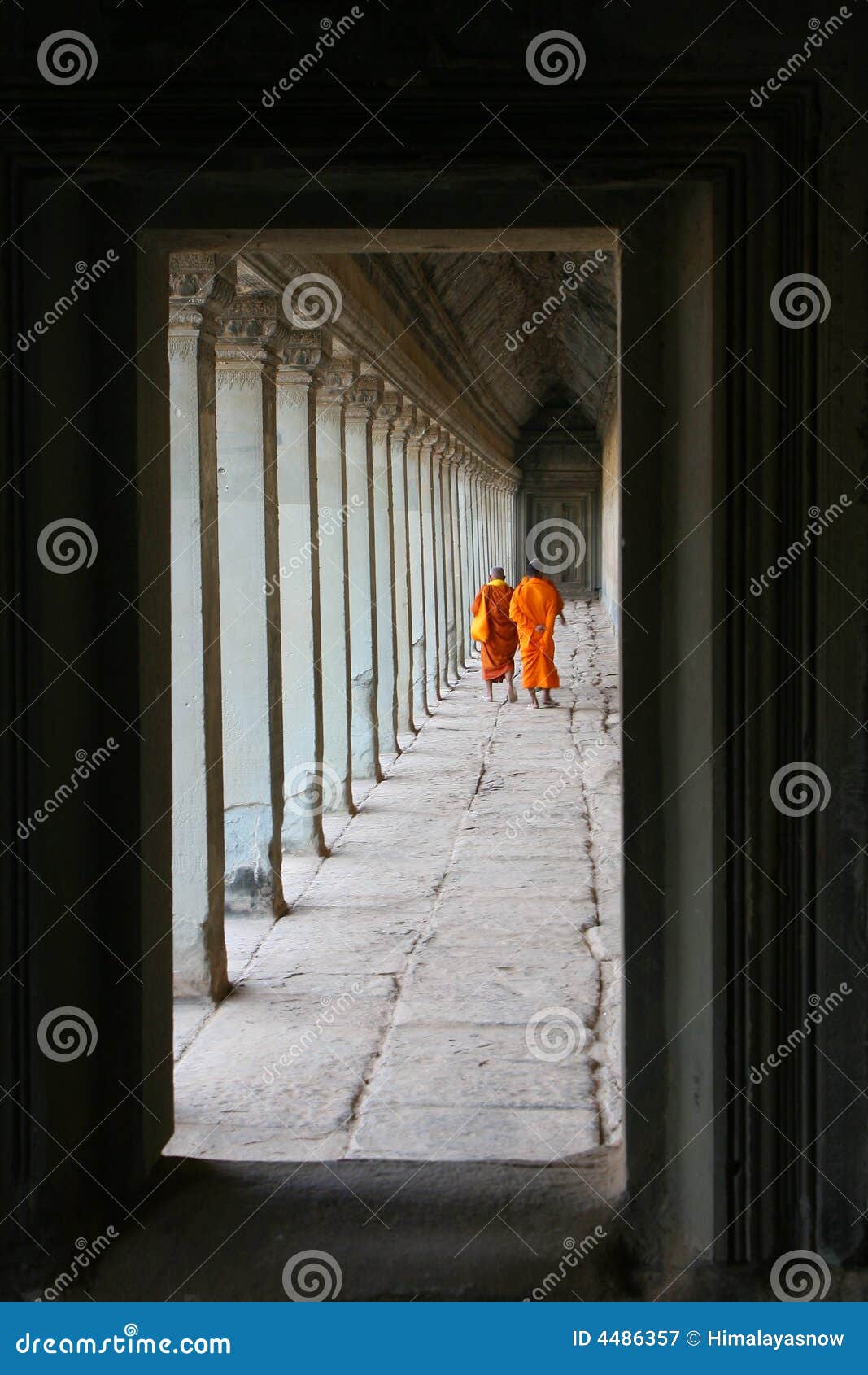 Through the Gate stock image. Image of asia, ancient, walk - 4486357