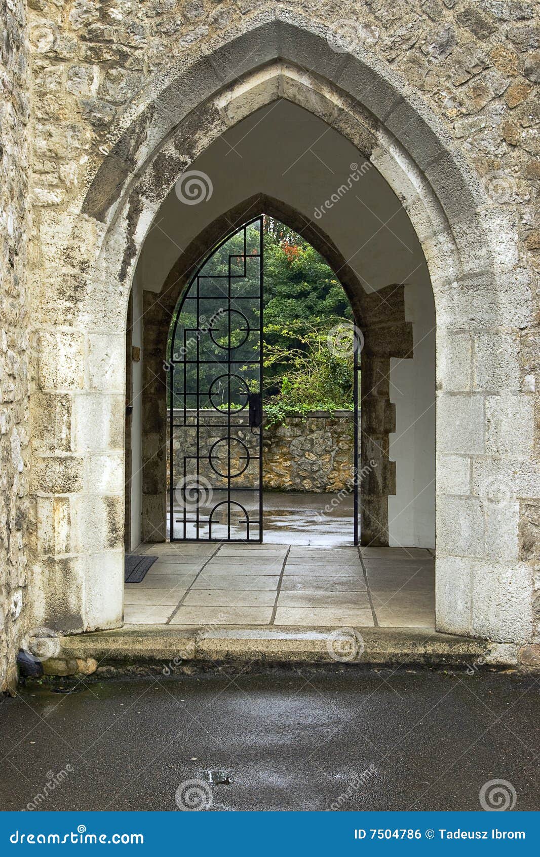 The gate stock photo. Image of entrance, gate, opening - 7504786