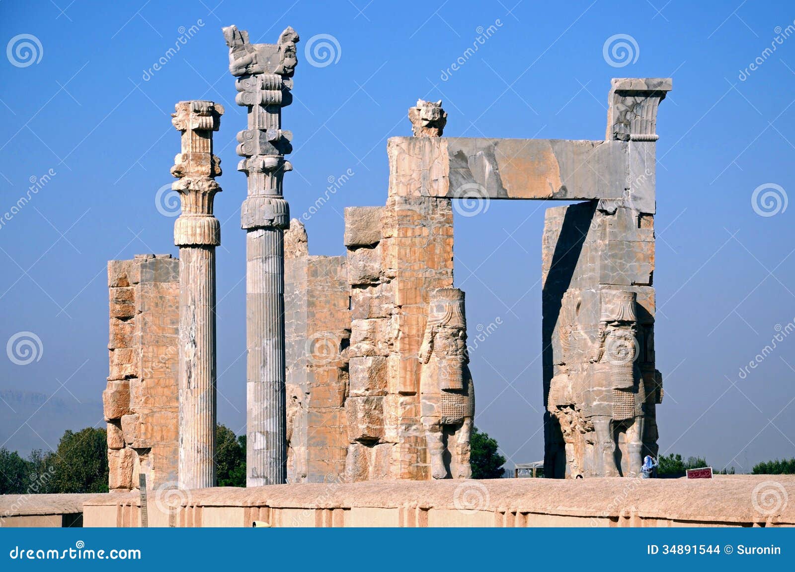Gate of All Nations stock photo. Image of province, iran - 34891544