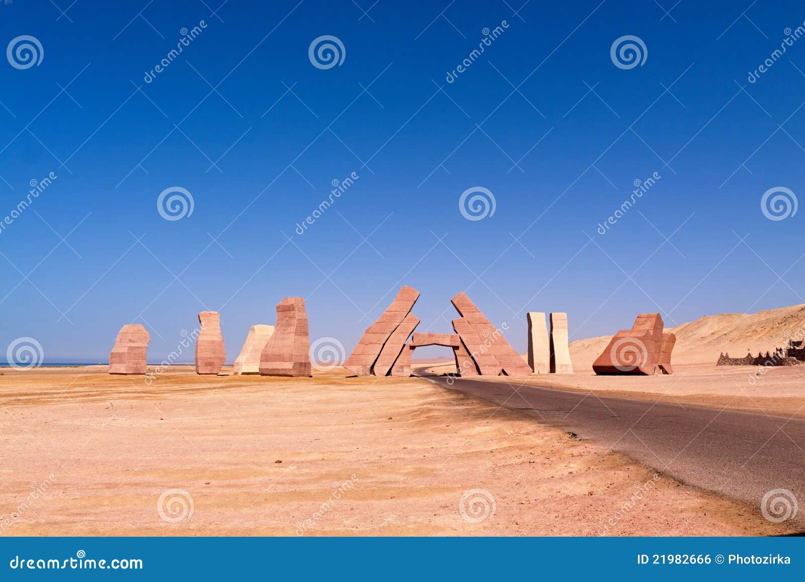 Gate of Allah in desert stock photo. Image of defense - 21982666