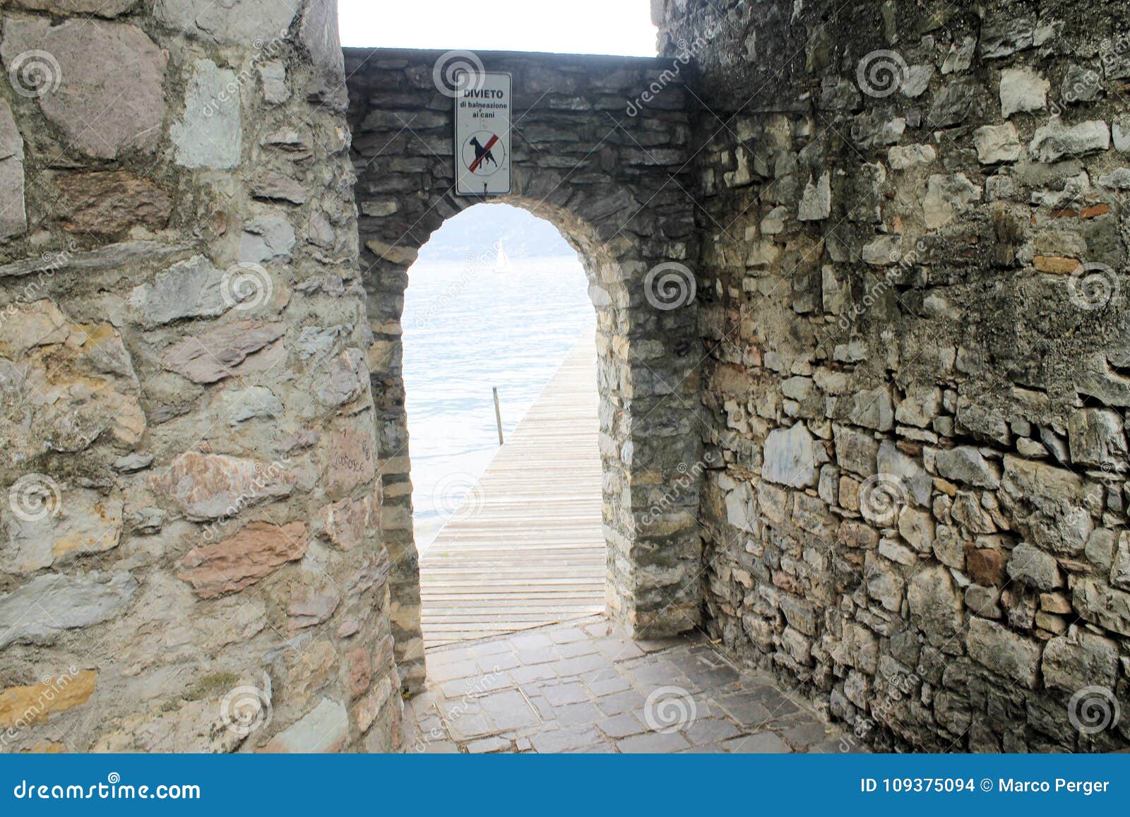 Gate stock photo. Image of decrepit, stones, door, bogliaco - 109375094