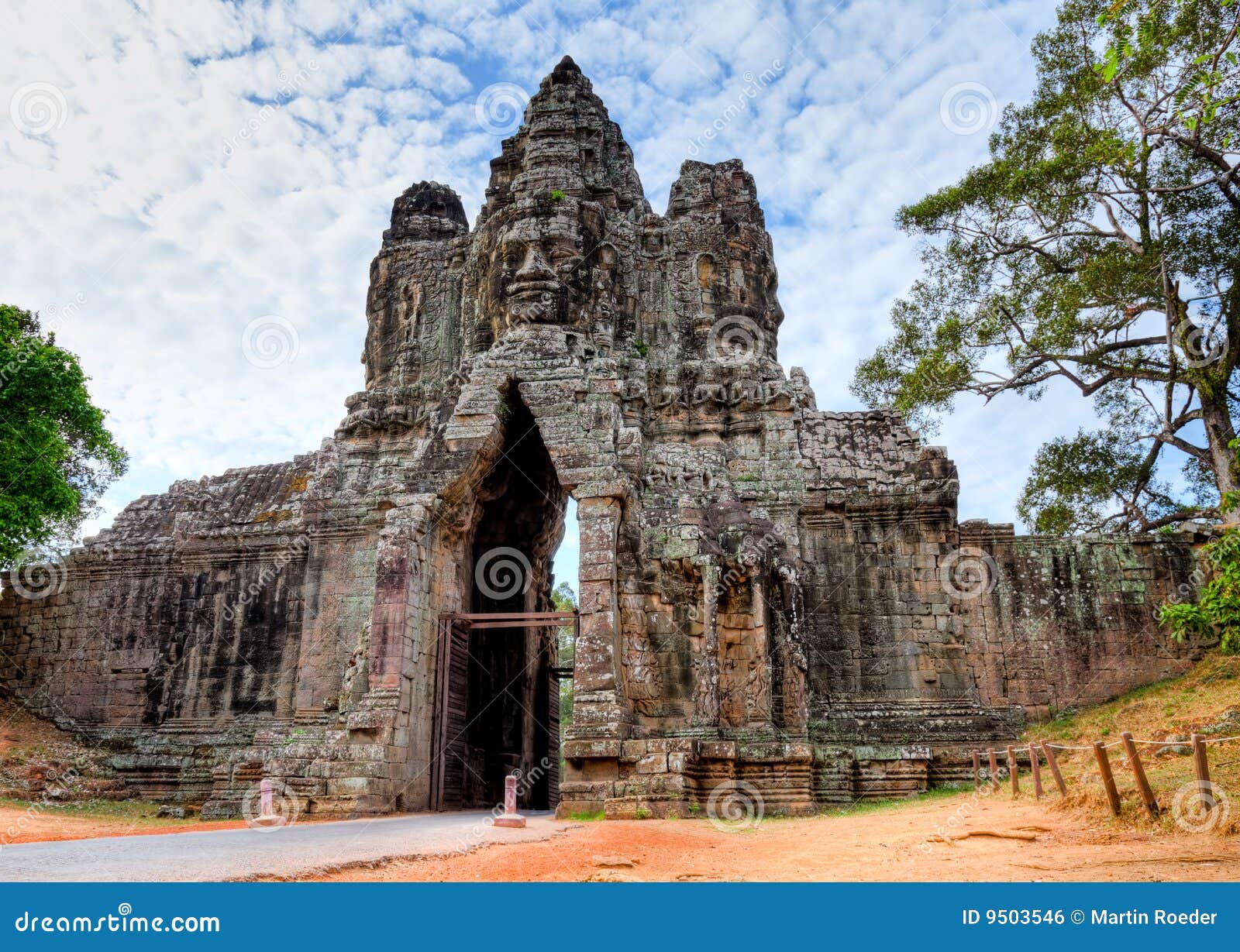 Gate of Angkor Wat - Cambodia (HDR) Stock Photo - Image of buddhism ...