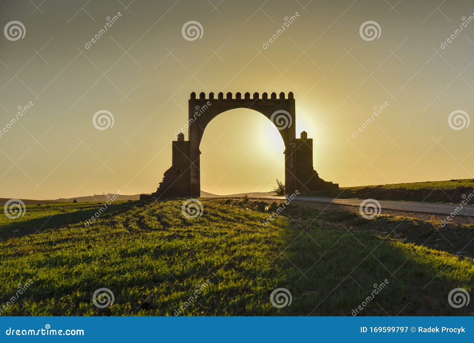 Gate in Antiatlas stock image. Image of architecture - 169599797