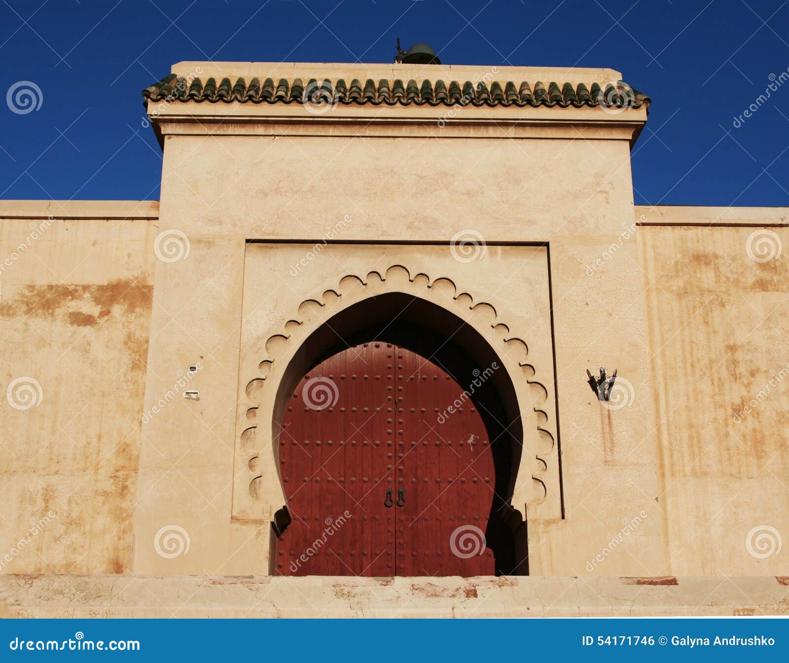 Gate stock photo. Image of islam, wood, stone, arab, tourism - 54171746
