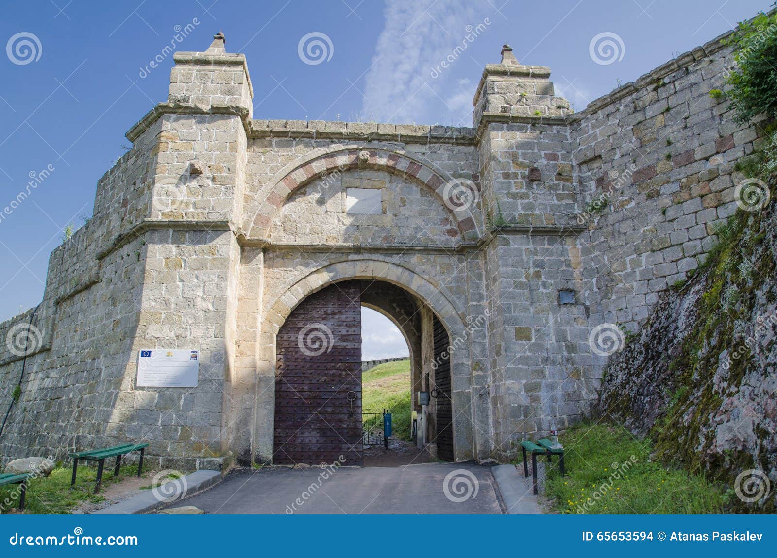 The Gate of Belogradchik Fortress, Bulgaria Editorial Stock Image ...