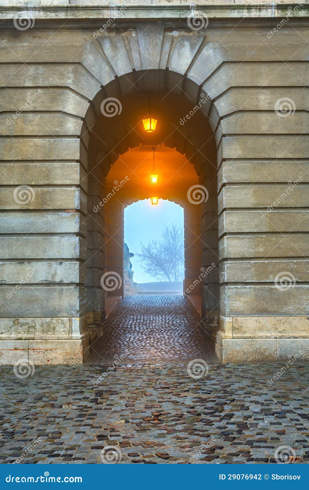 Gate in Buda Castle, Budapest Stock Photo - Image of dark, architecture ...