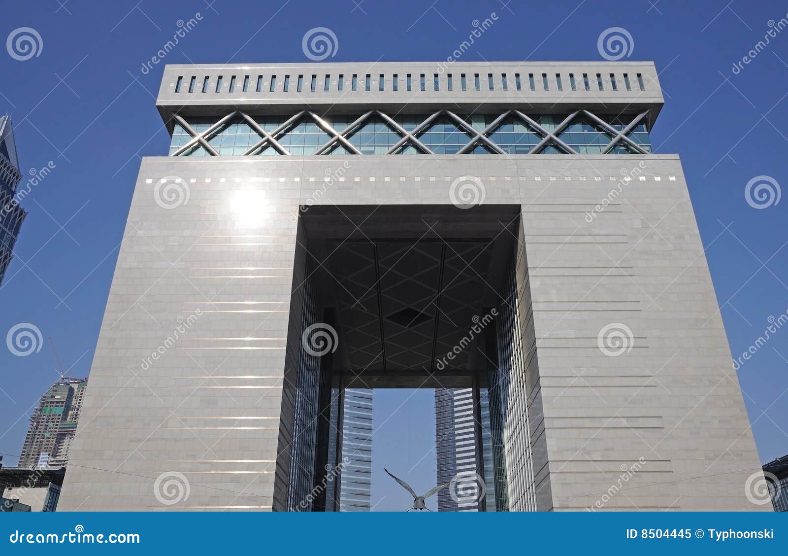 Gate Building In Dubai Royalty Free Stock Photo - Image: 8504445