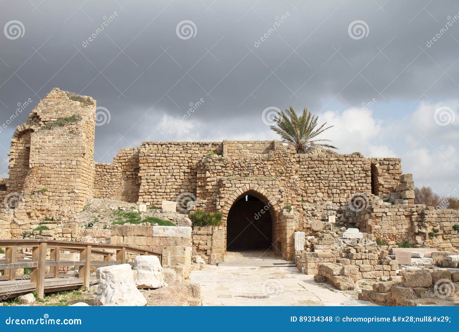 The Caesarea Israel National Park Royalty-Free Stock Photo ...