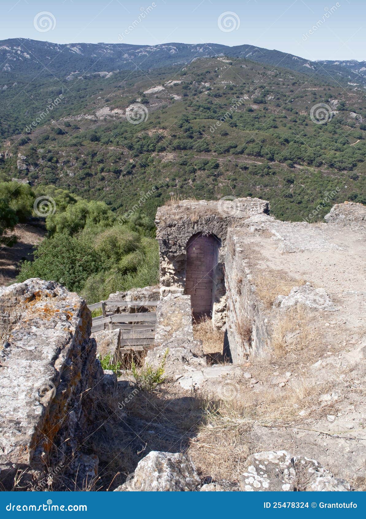 Gate of a castle stock photo. Image of ancient, bushes - 25478324