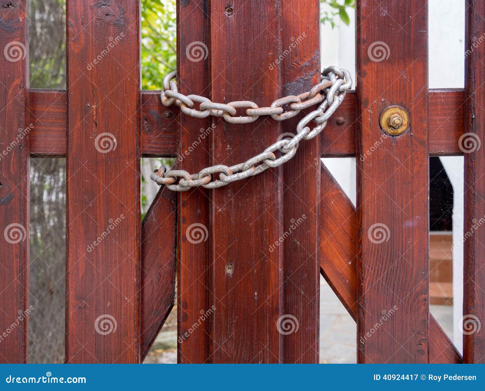 Gate and chain stock image. Image of chains, lock, frame - 40924417