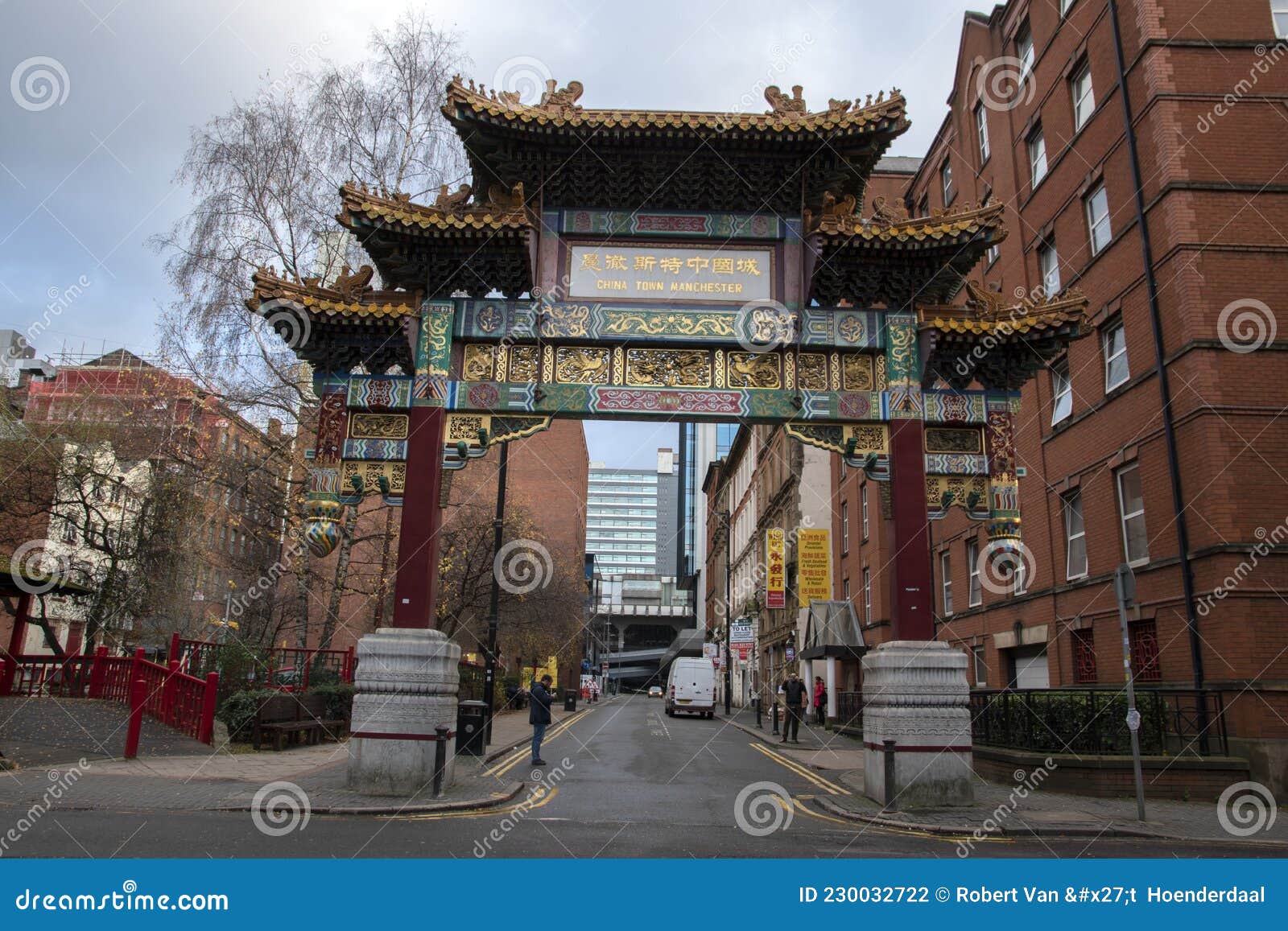 Gate at China Town at Manchester England 8-12-2019 Editorial ...