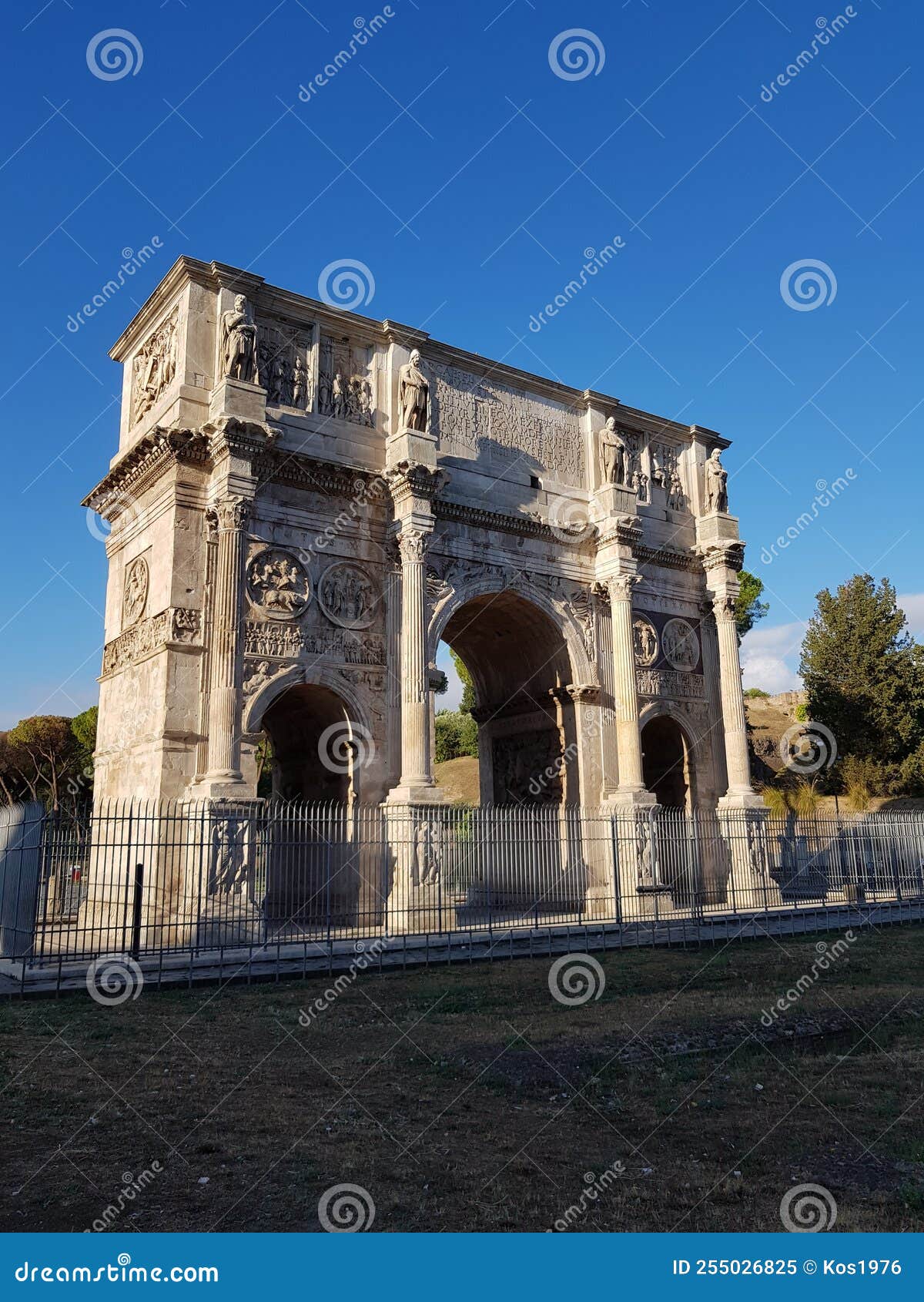 Gate of Constantine in Rome Stock Image - Image of gate, grunge: 255026825