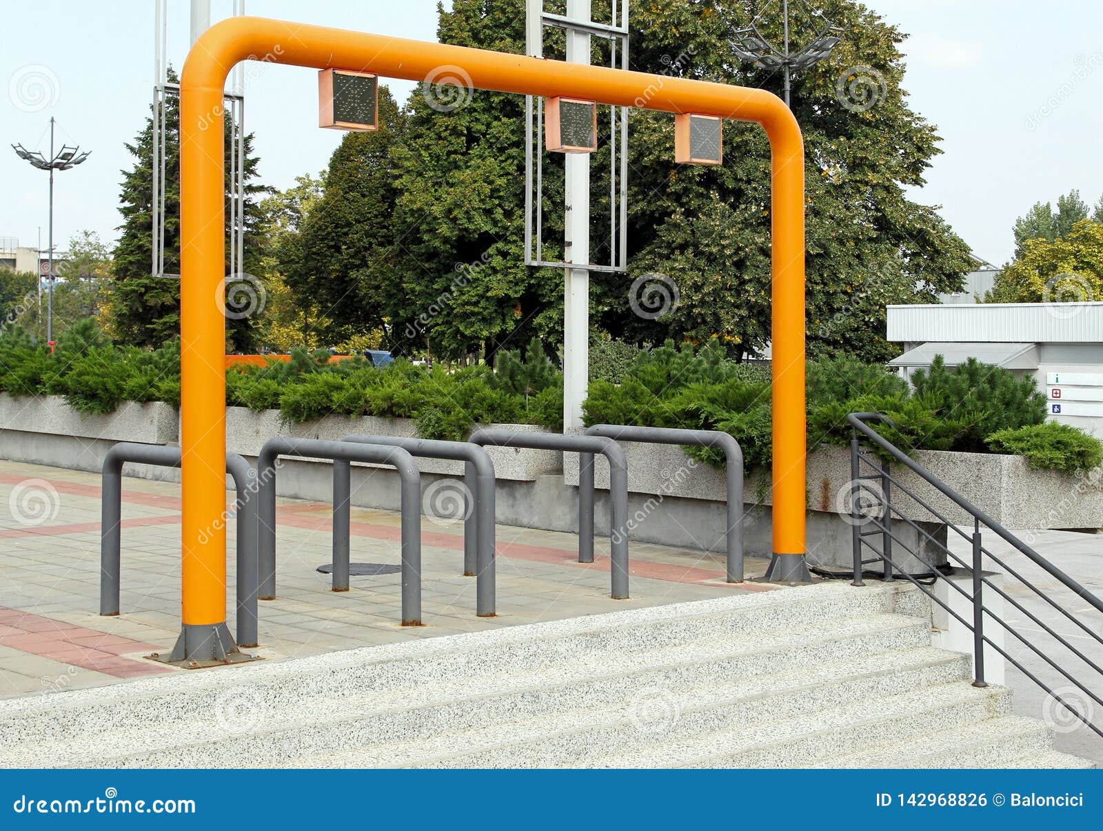 Gate stock photo. Image of ramp, arch, point, gate, ramps - 142968826