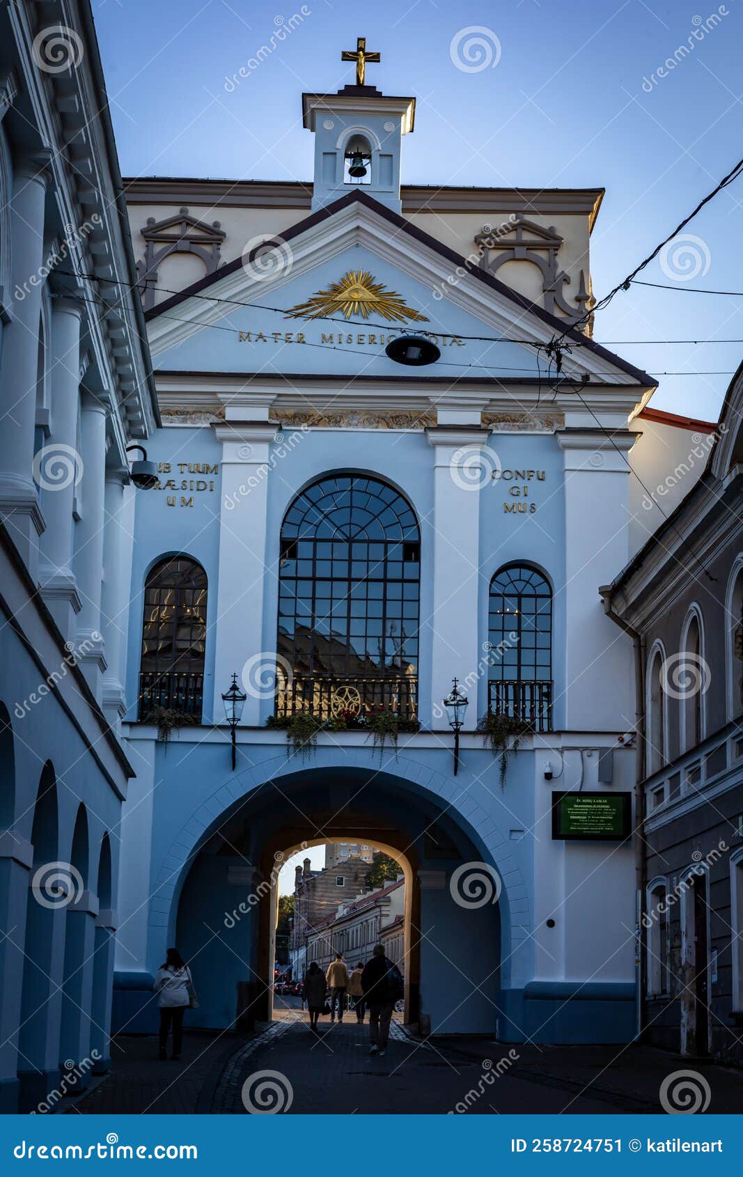 The Gate of Dawn or Sharp Gate, a Major Site of Catholic Pilgrimage in ...