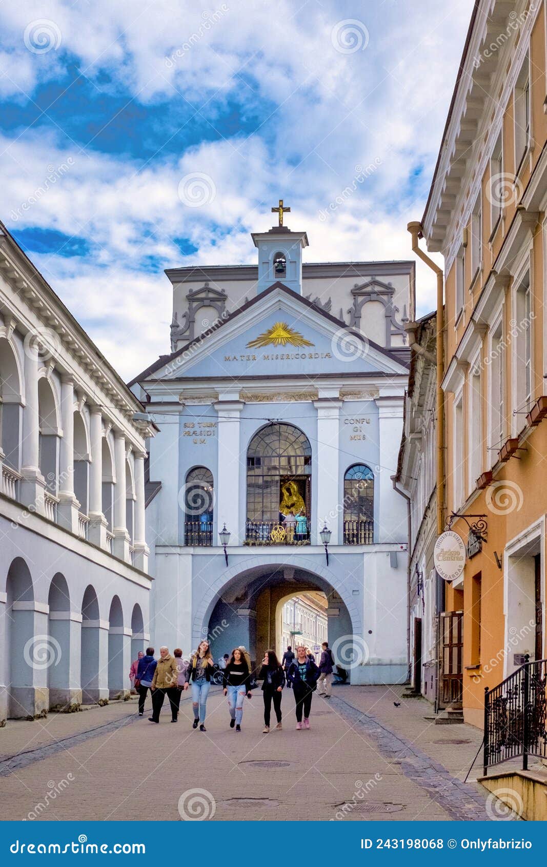 Gate of Dawn editorial stock photo. Image of catholic - 243198068