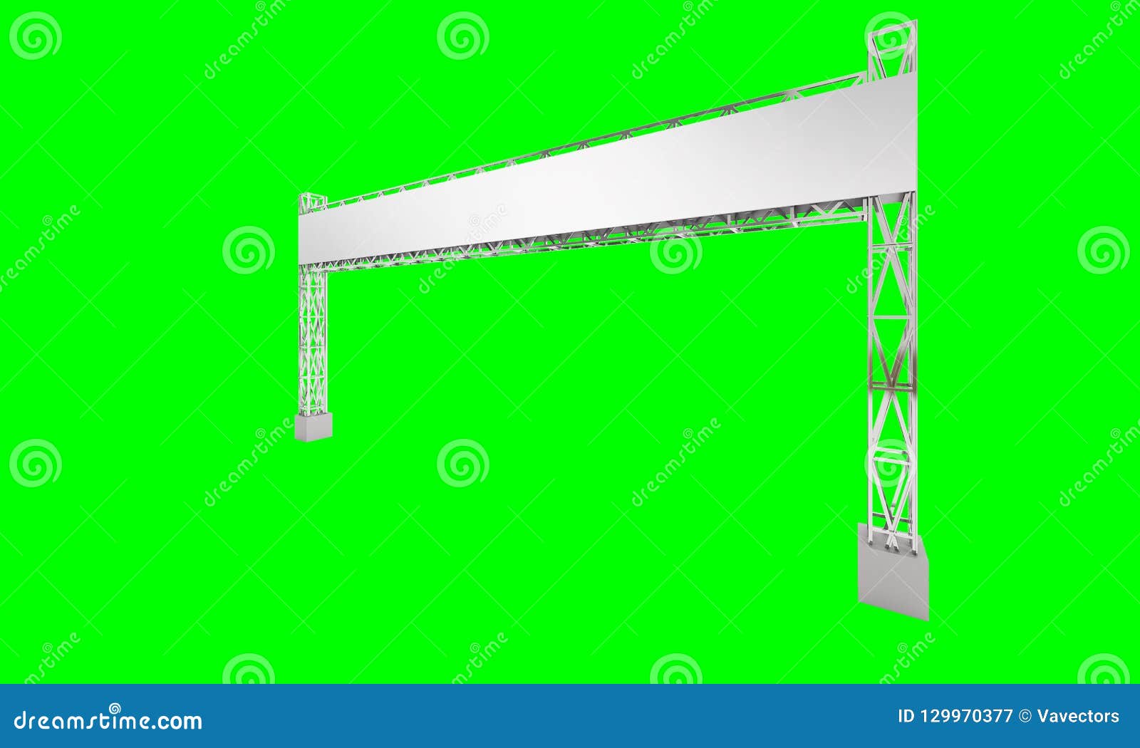 Gate Exhibition Rigging Modern Design Stock Illustration - Illustration ...