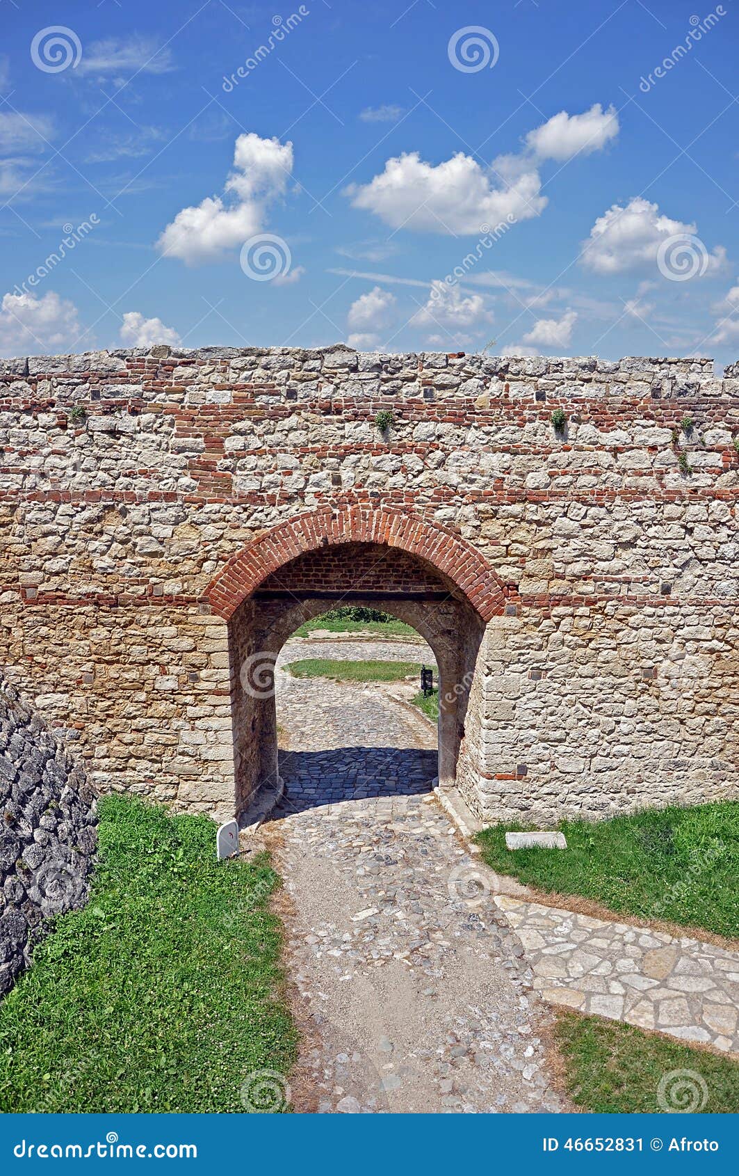 Gate of fortress stock image. Image of scenery, castle - 46652831