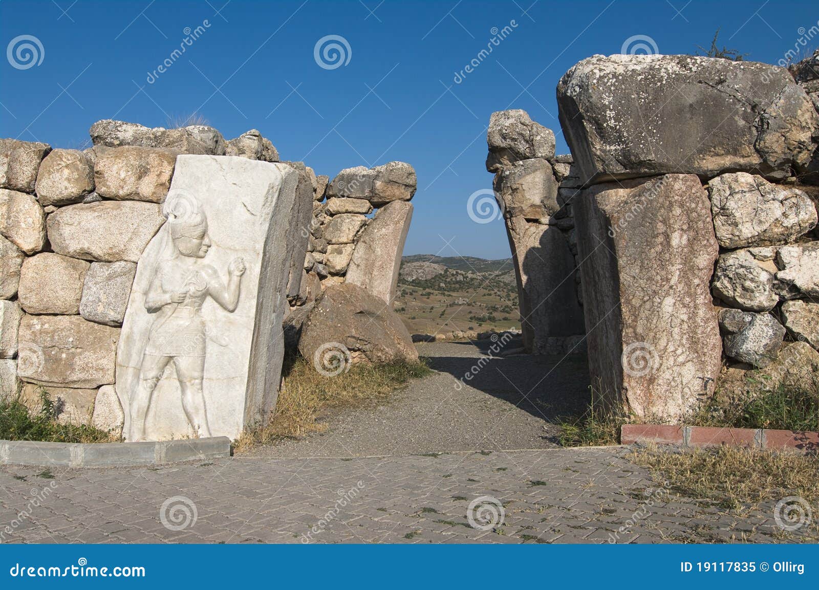 Gate Of Hattusa, The Hittite Capital, Turkey Royalty Free Stock Photo ...
