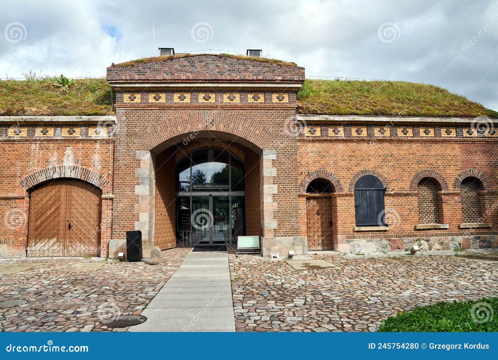 Historic Prussian Fortress Boyen In Gizycko, Masuria, Poland. Royalty ...