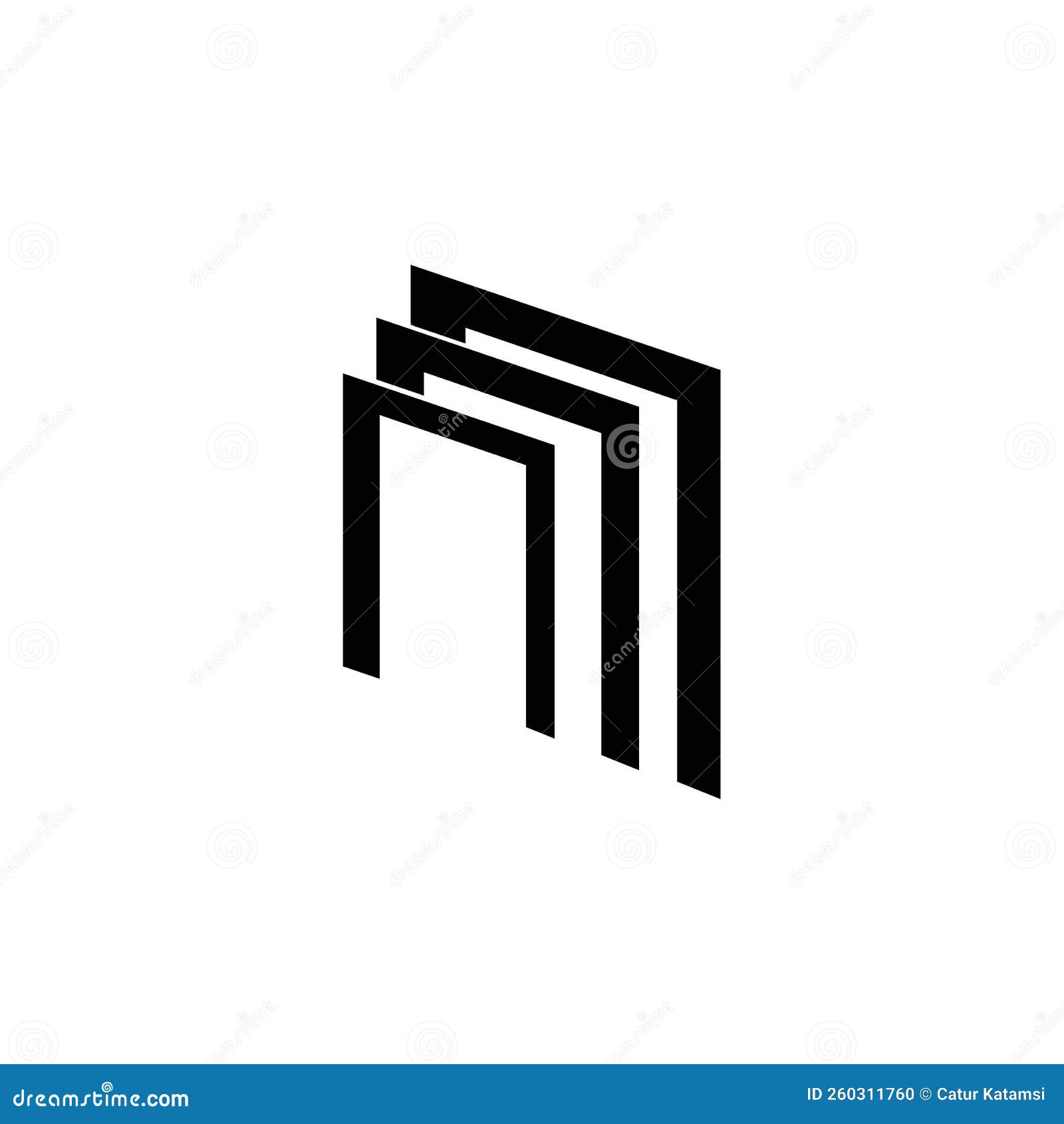 Gate Icon Logo Vector Design Stock Illustration - Illustration of ...