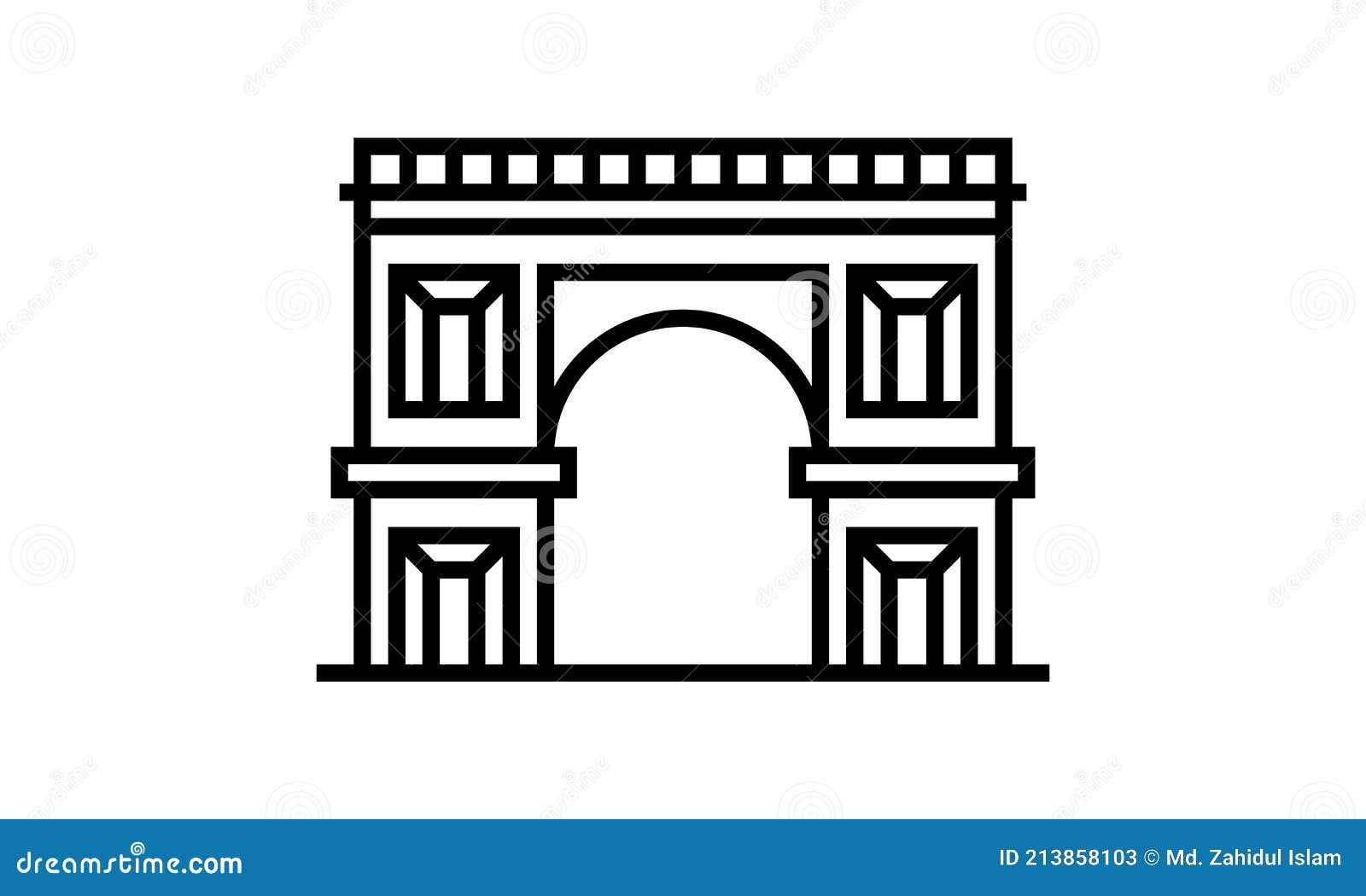 Gate Icon. Gate Symbol Design from Architecture Collection. Simple ...