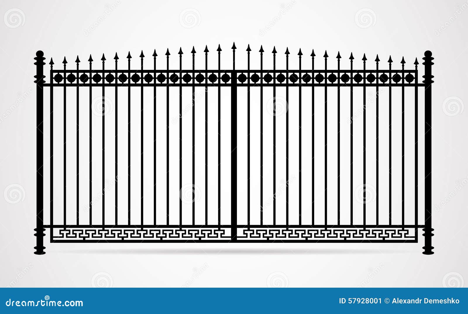 Gate Icon Vector Set. Wicket Illustration Sign Collection. Fence Symbol ...