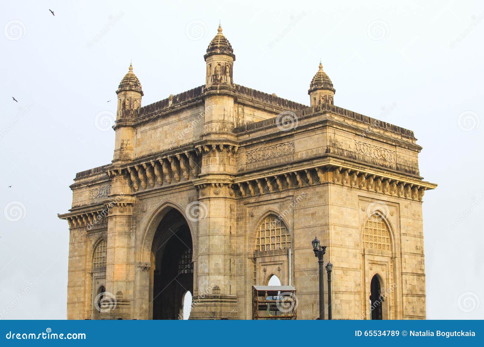 Gate of India in Mumbai Sight Stock Image - Image of architecture ...