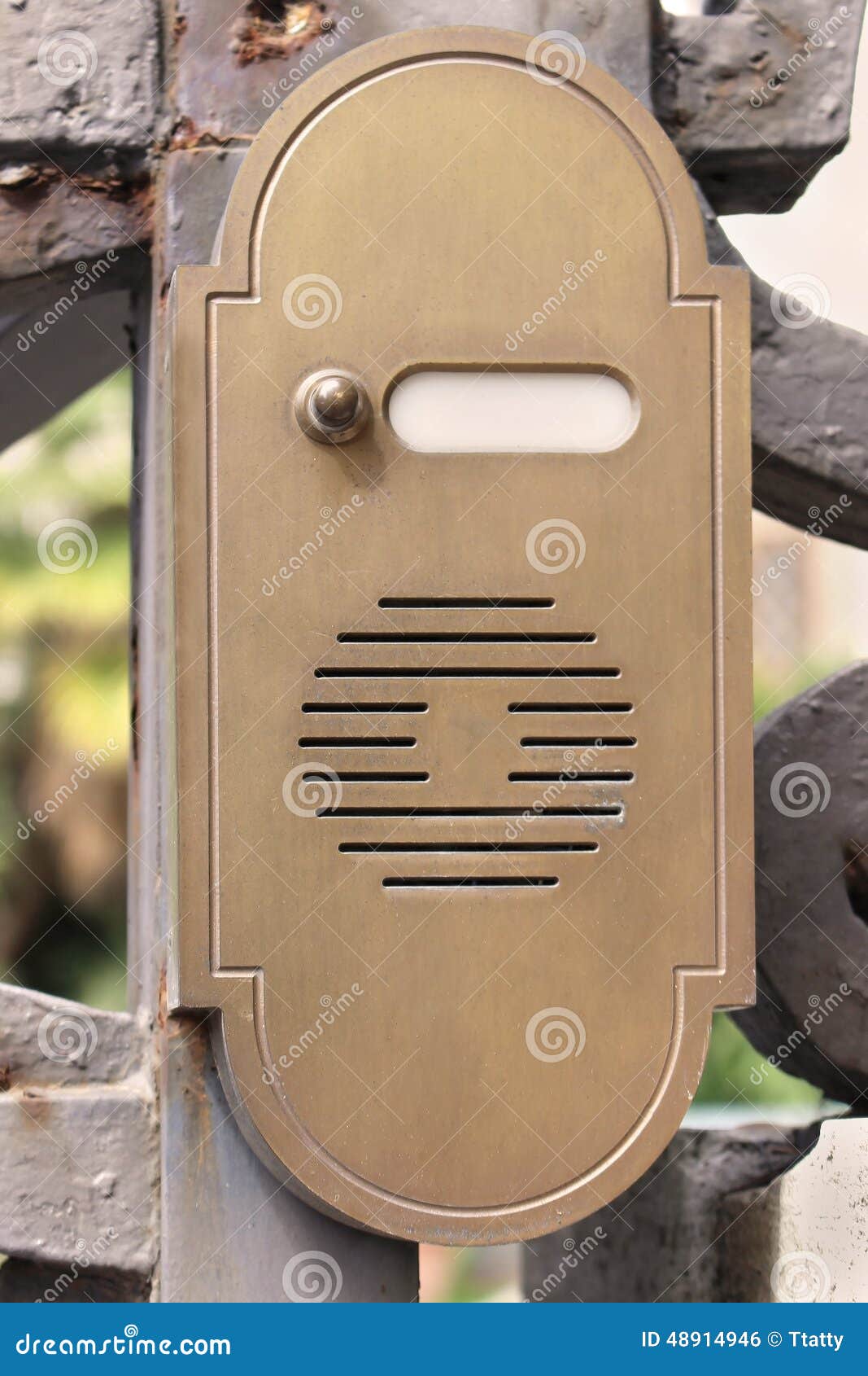 Gate intercom stock photo. Image of safety, speech, gate - 48914946