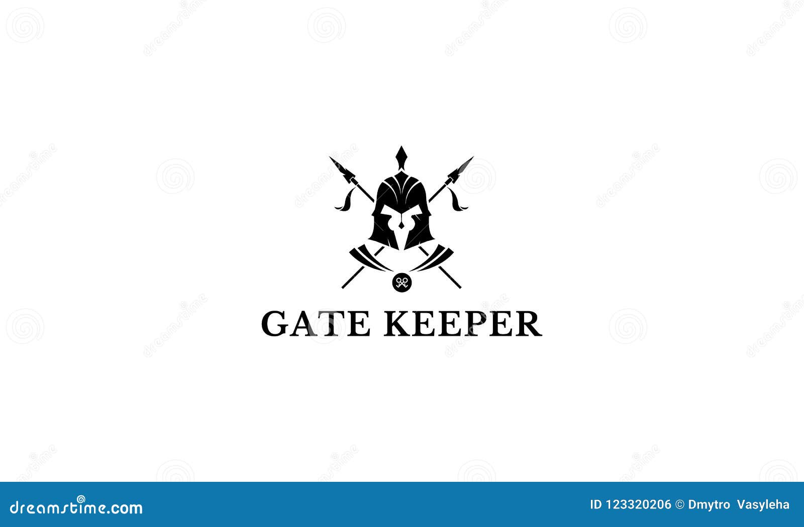 Gate Keeper Vector Logo Image Stock Vector - Illustration of vector ...