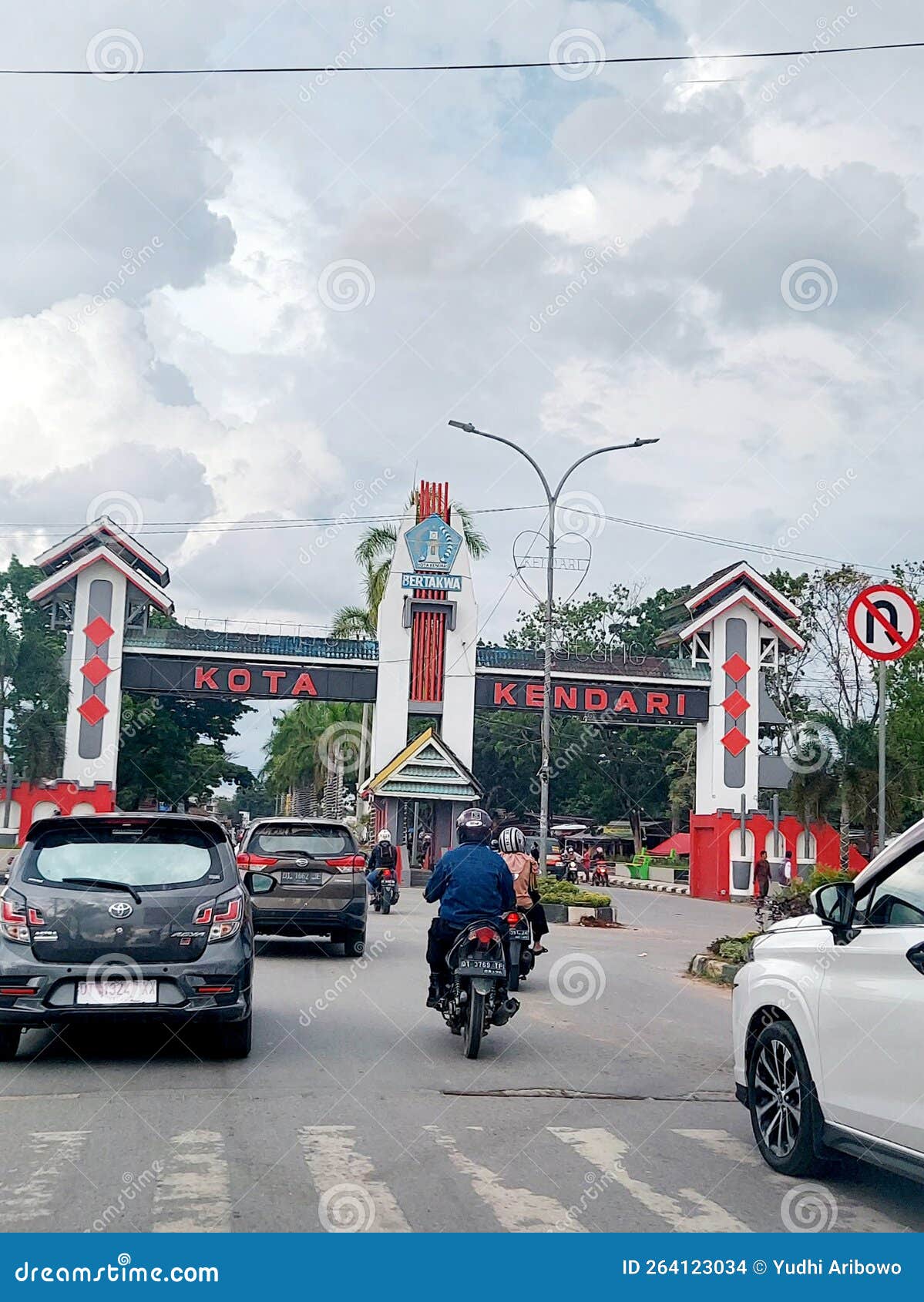 The Gate of Kendari City Southeast Sulawesi Editorial Stock Image ...