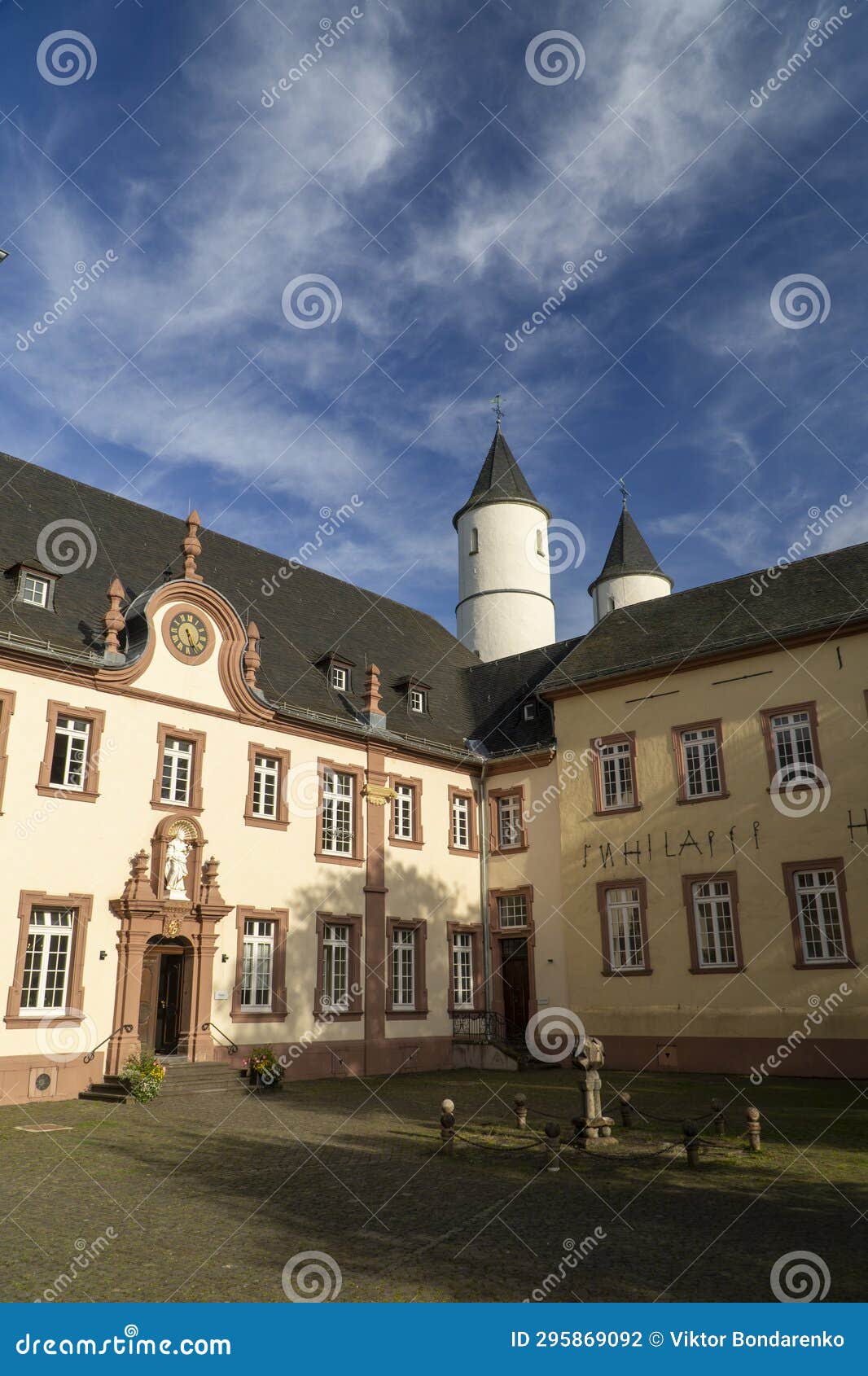 The Gate of Kloster Steinfeld Monastery, Germany Stock Photo - Image of ...