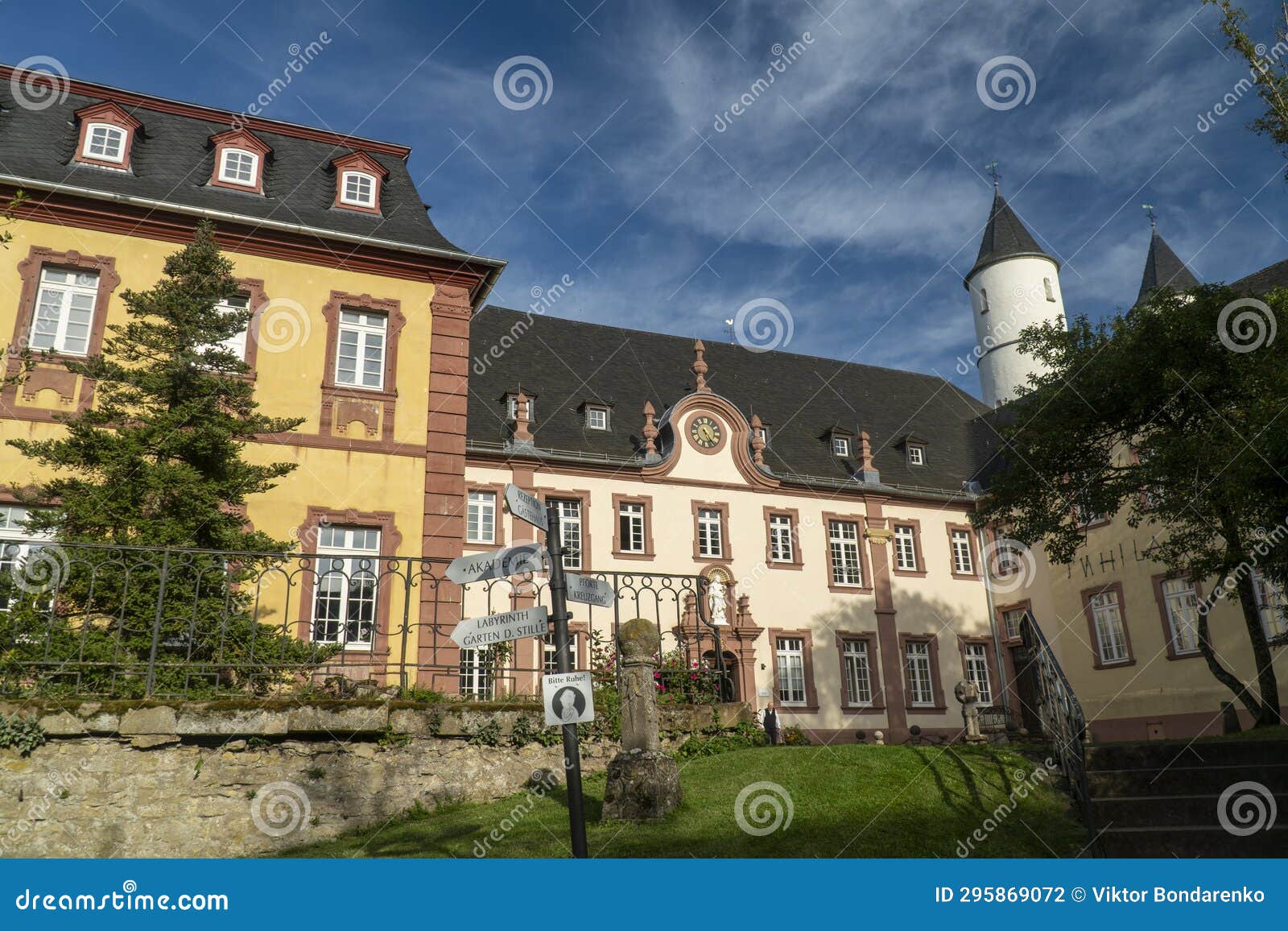 The Gate of Kloster Steinfeld Monastery, Germany Stock Photo - Image of ...