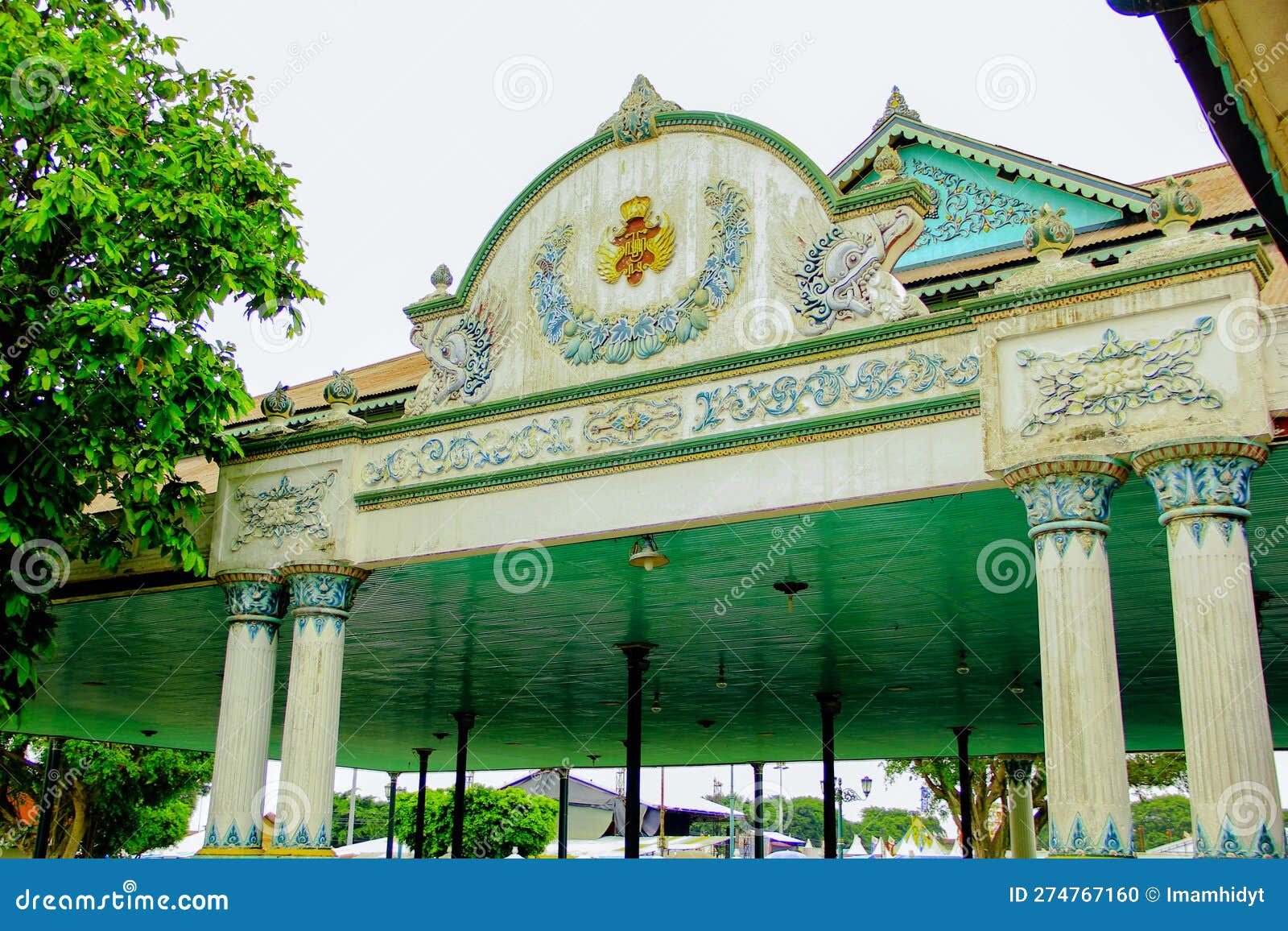 Gate a Kraton Palace Complex. the Magnificent Gate of the Jogja Palace ...