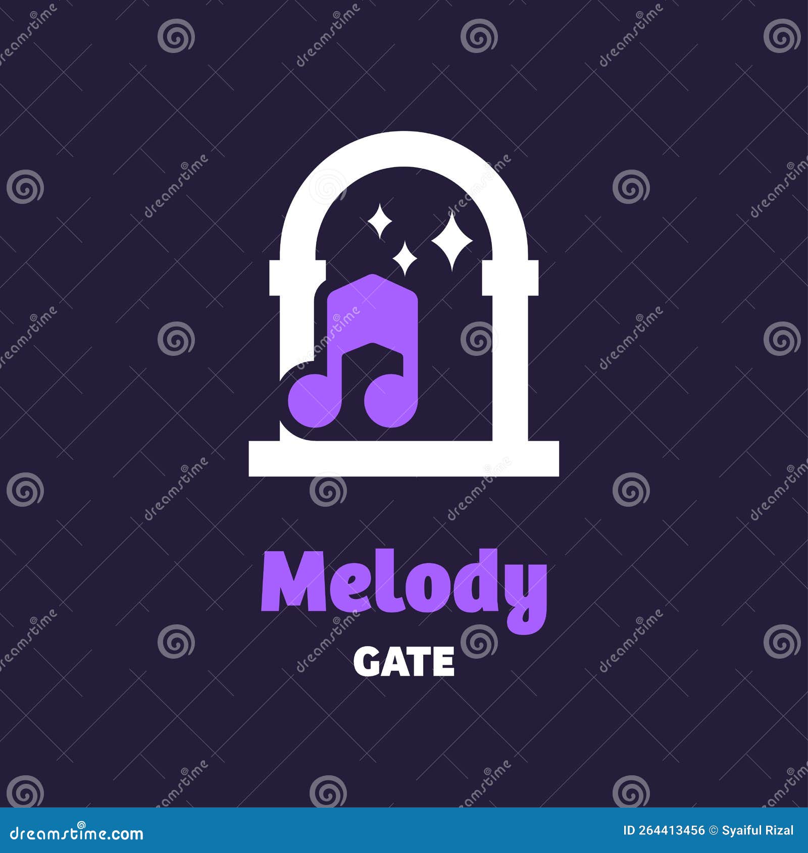 Piano And Gate Music Vector Logo | CartoonDealer.com #228234728