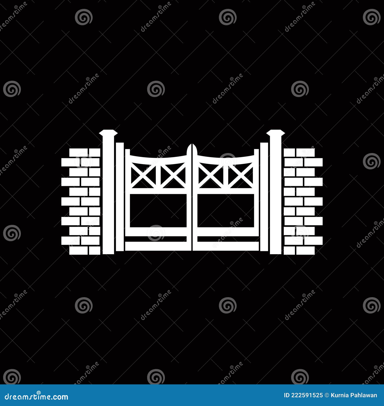 Gate Logo , Construction Logo Vector Stock Illustration - Illustration ...