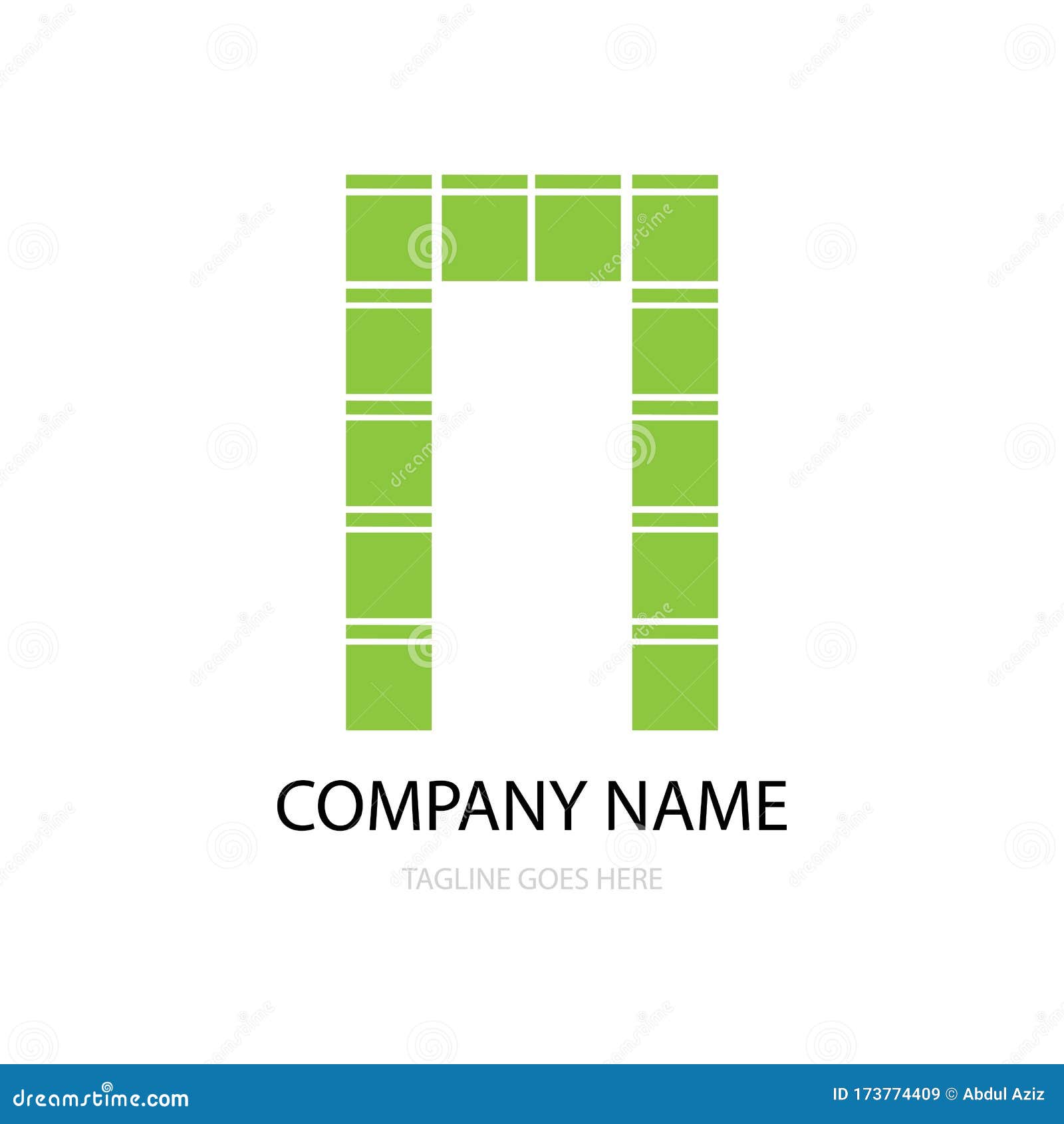 Gate logo vector stock vector. Illustration of apartment - 173774409