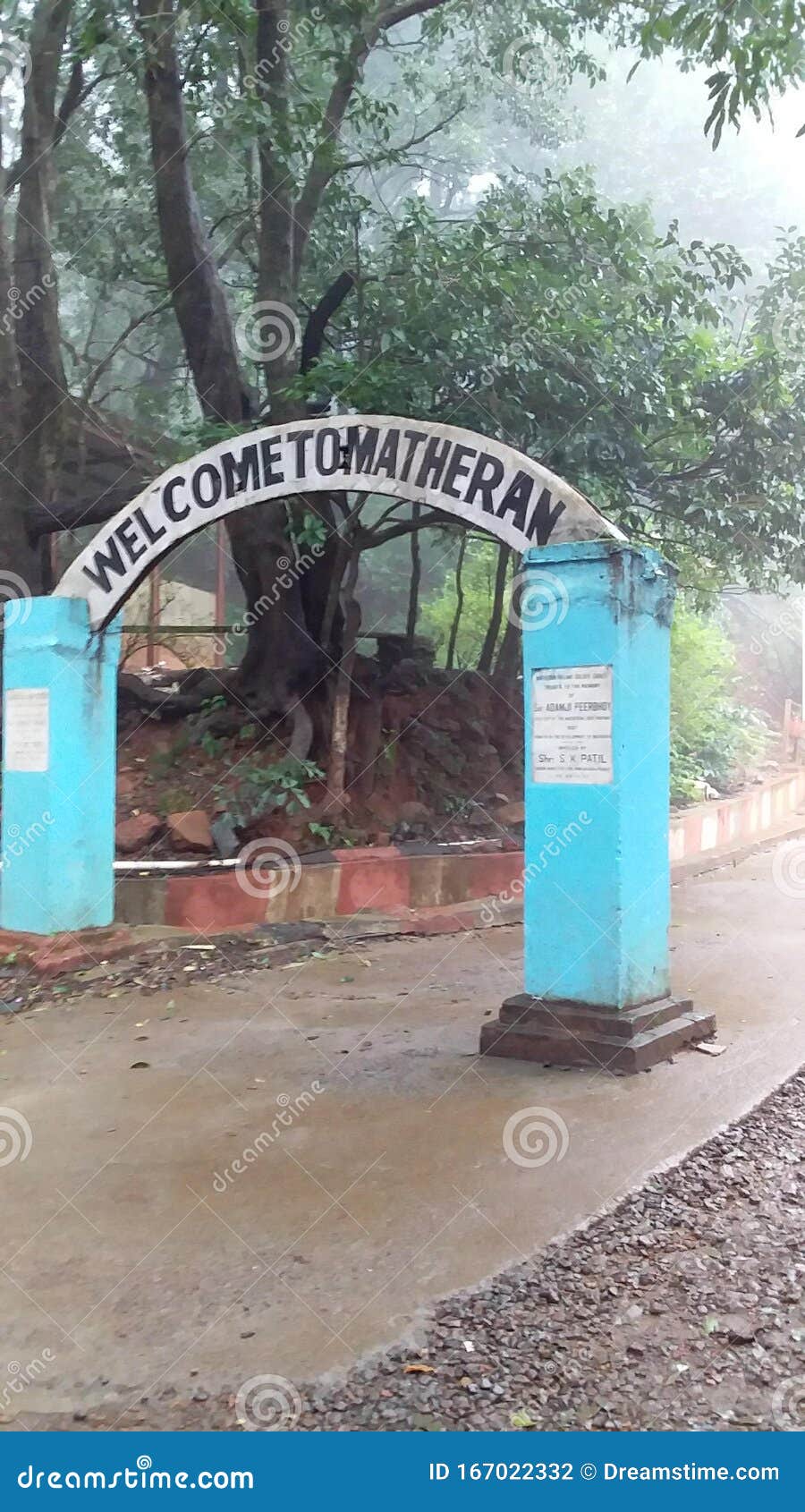 Gate of Matheran Hill Station Editorial Photography - Image of ...
