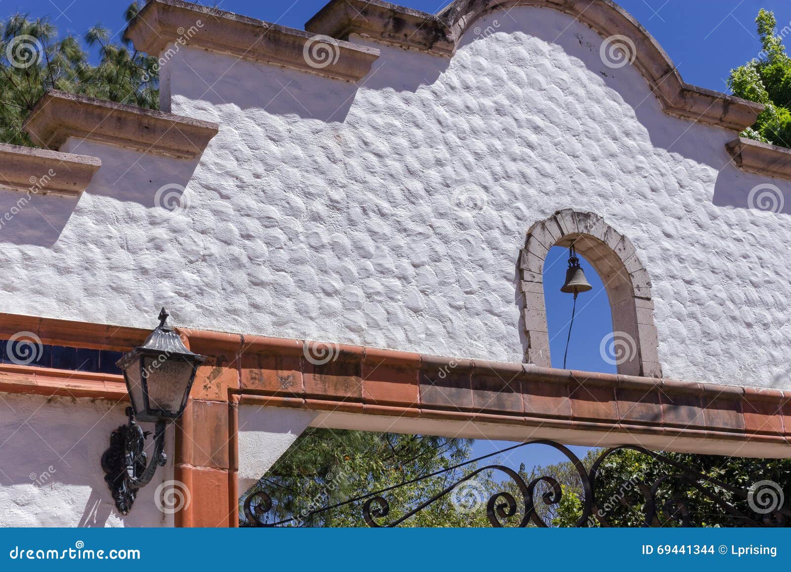 Gate of a Mexican house stock photo. Image of building - 69441344