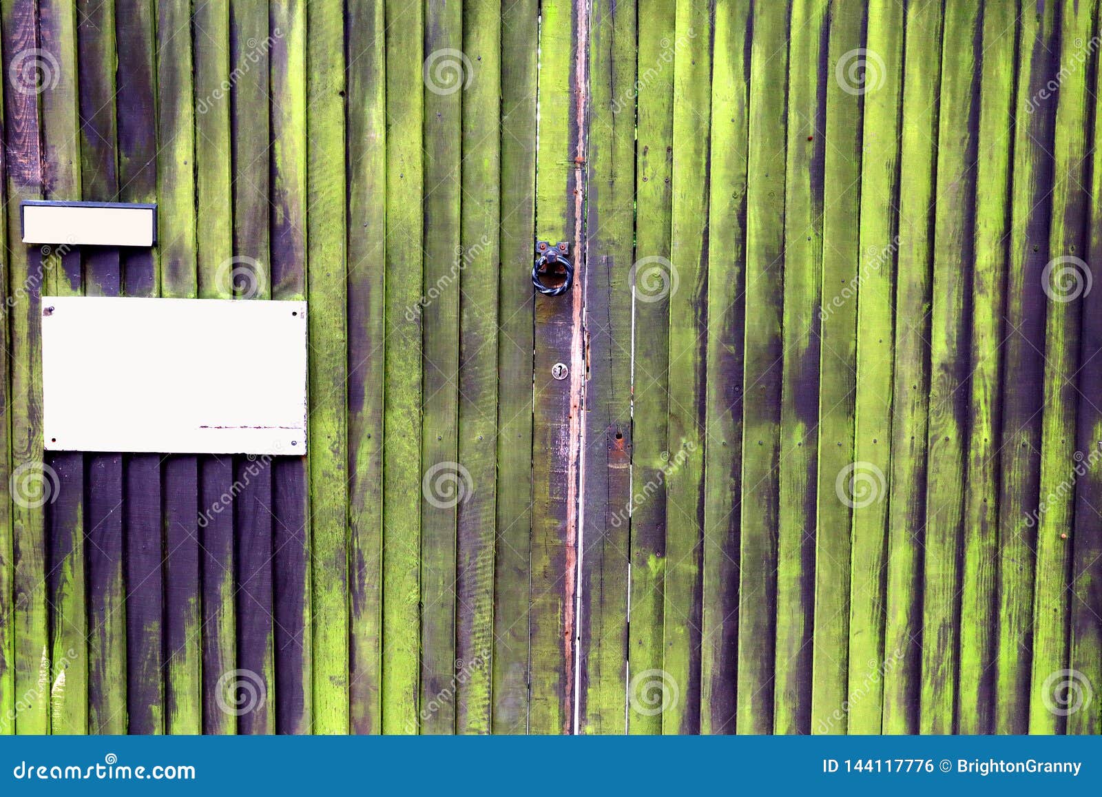Gate with mildew stock photo. Image of mildewed, algae - 144117776
