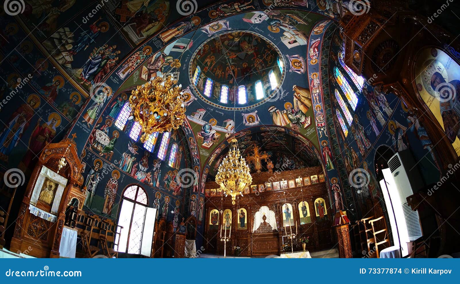 Gate Monastery the Decoration Inside Stock Photo - Image of wall ...