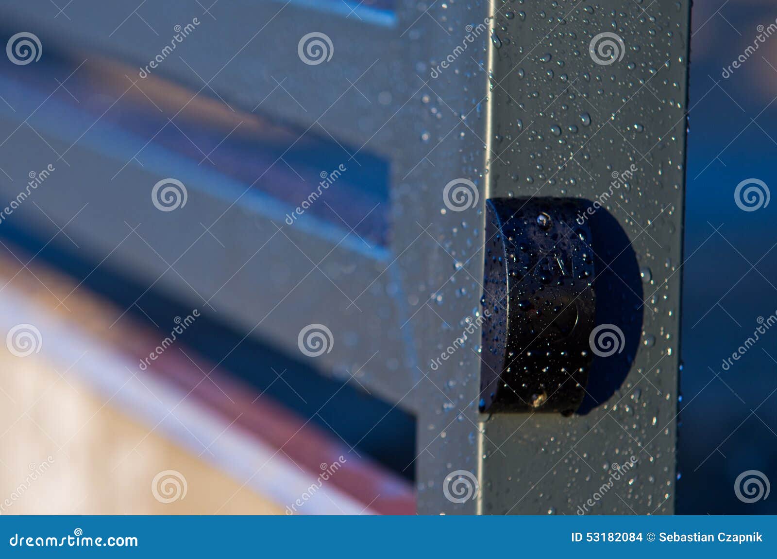 Gate Movement Sensor Detector Stock Photo - Image of detail, gate: 53182084