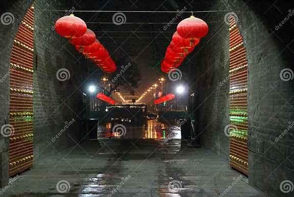 Gate at night stock photo. Image of history, civilization - 4885230