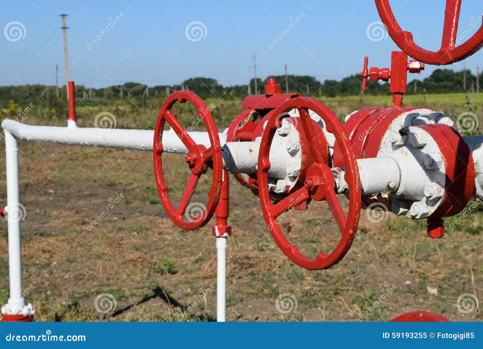 The gate on an oil well stock image. Image of drilling - 59193255