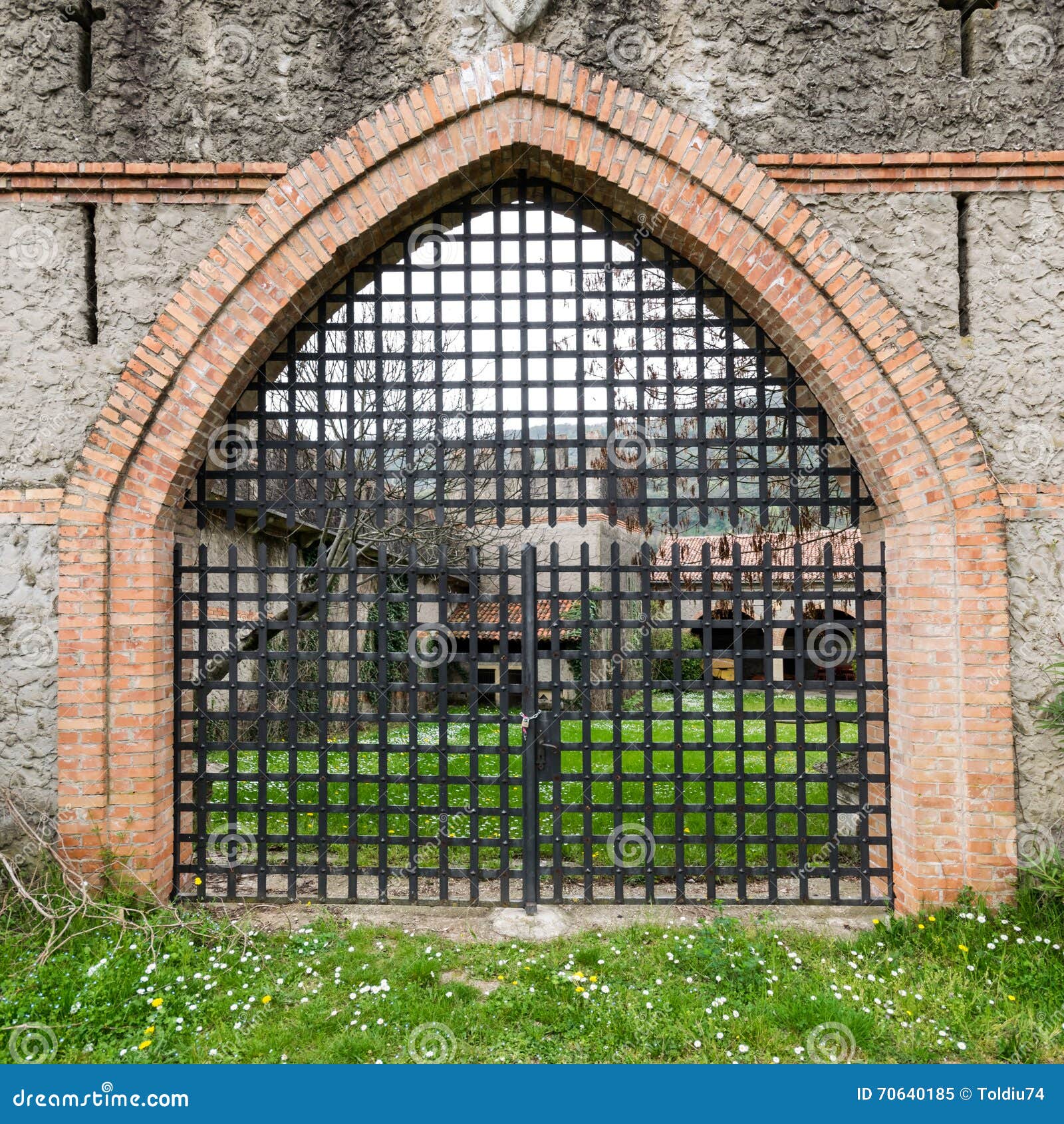 Gate of an Old Medieval Castle. Stock Image - Image of medieval, castle ...