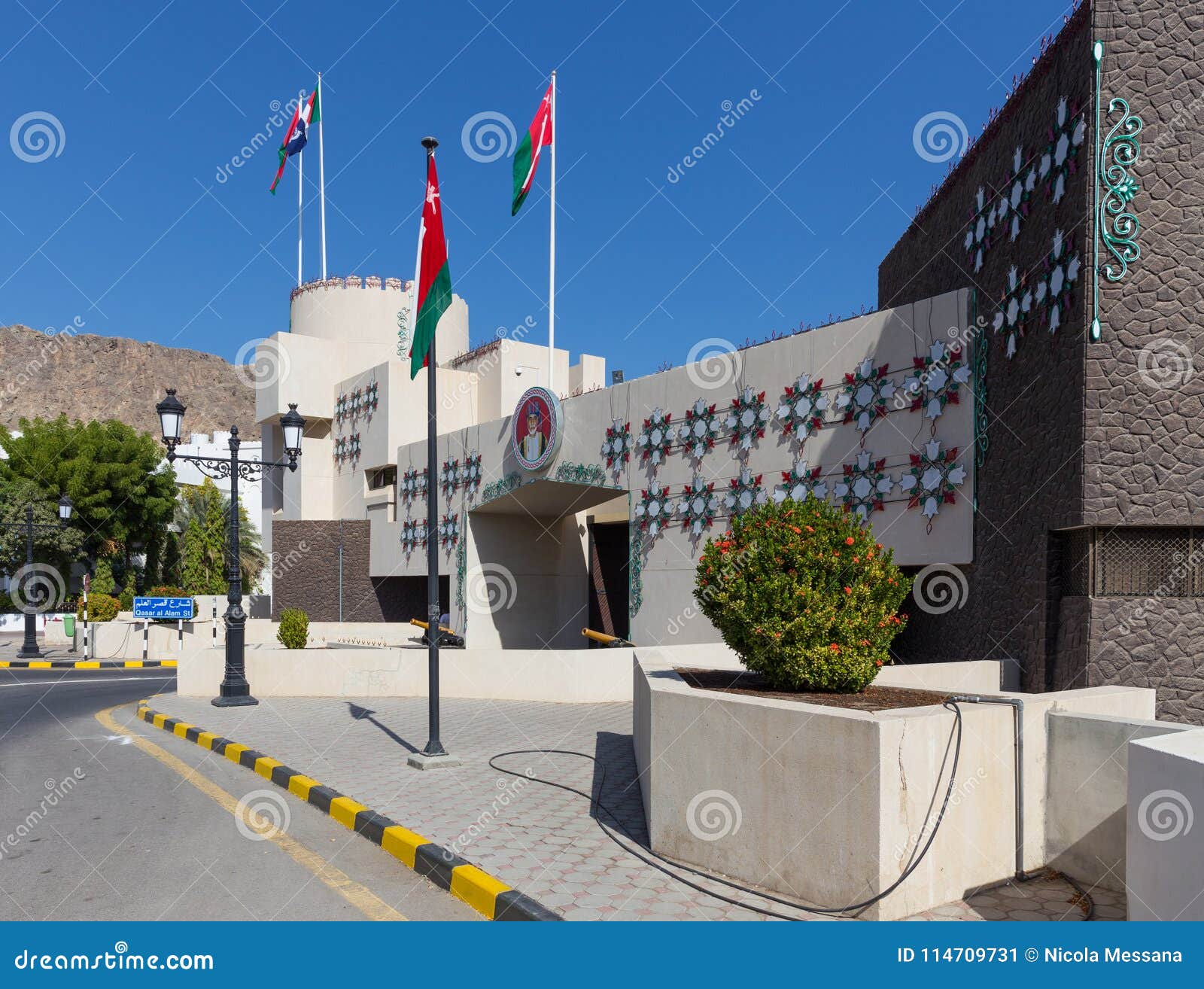 Gate of the Old Muscat, in Oman Editorial Photo - Image of building ...
