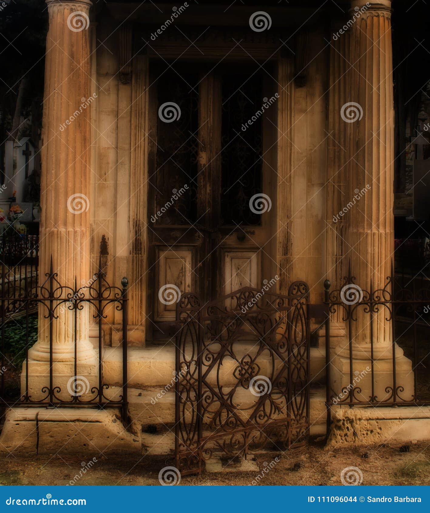 The Gate is Open stock photo. Image of religion, fear - 111096044