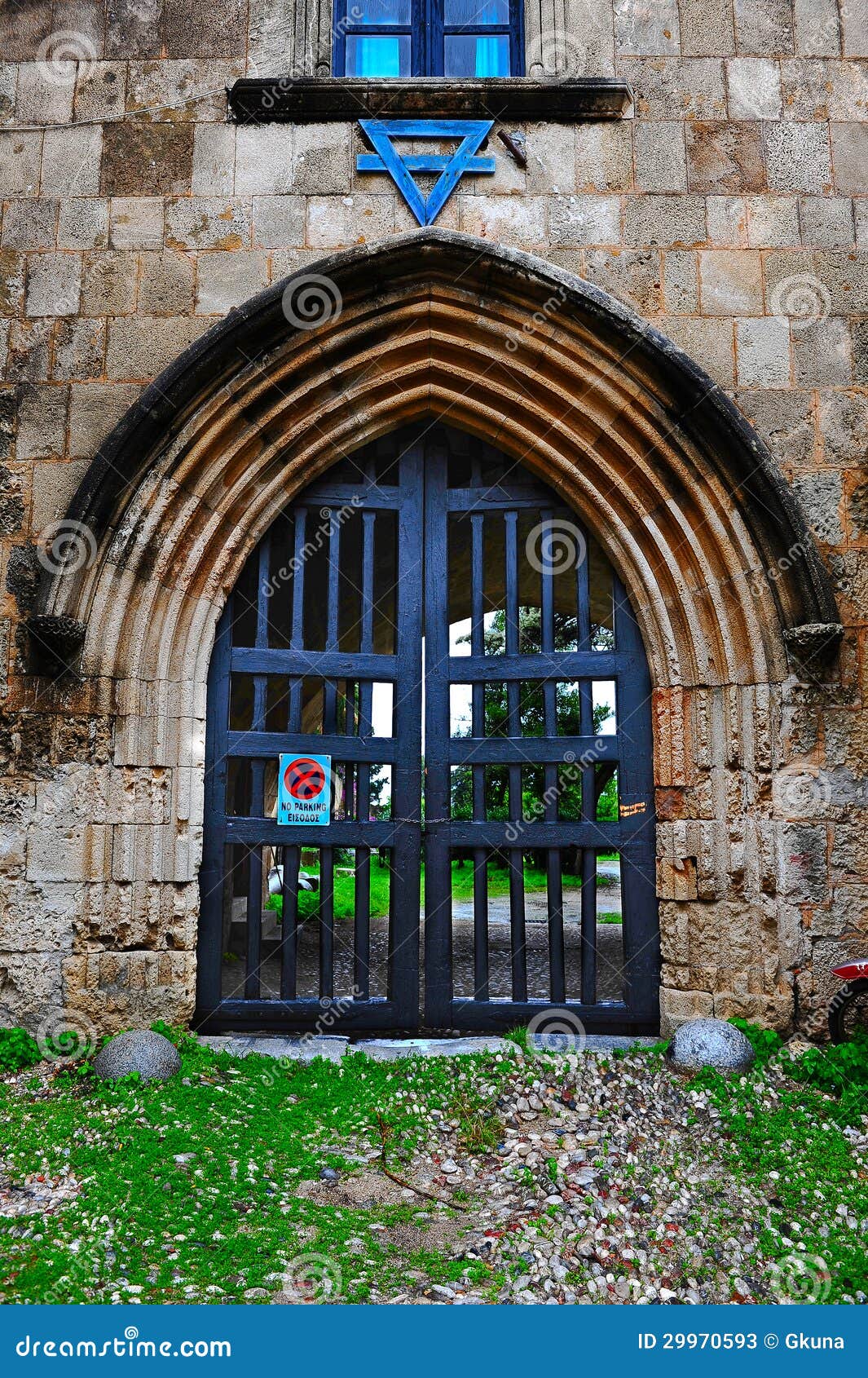 Gate of Monastery stock image. Image of closed, monastery - 29970593